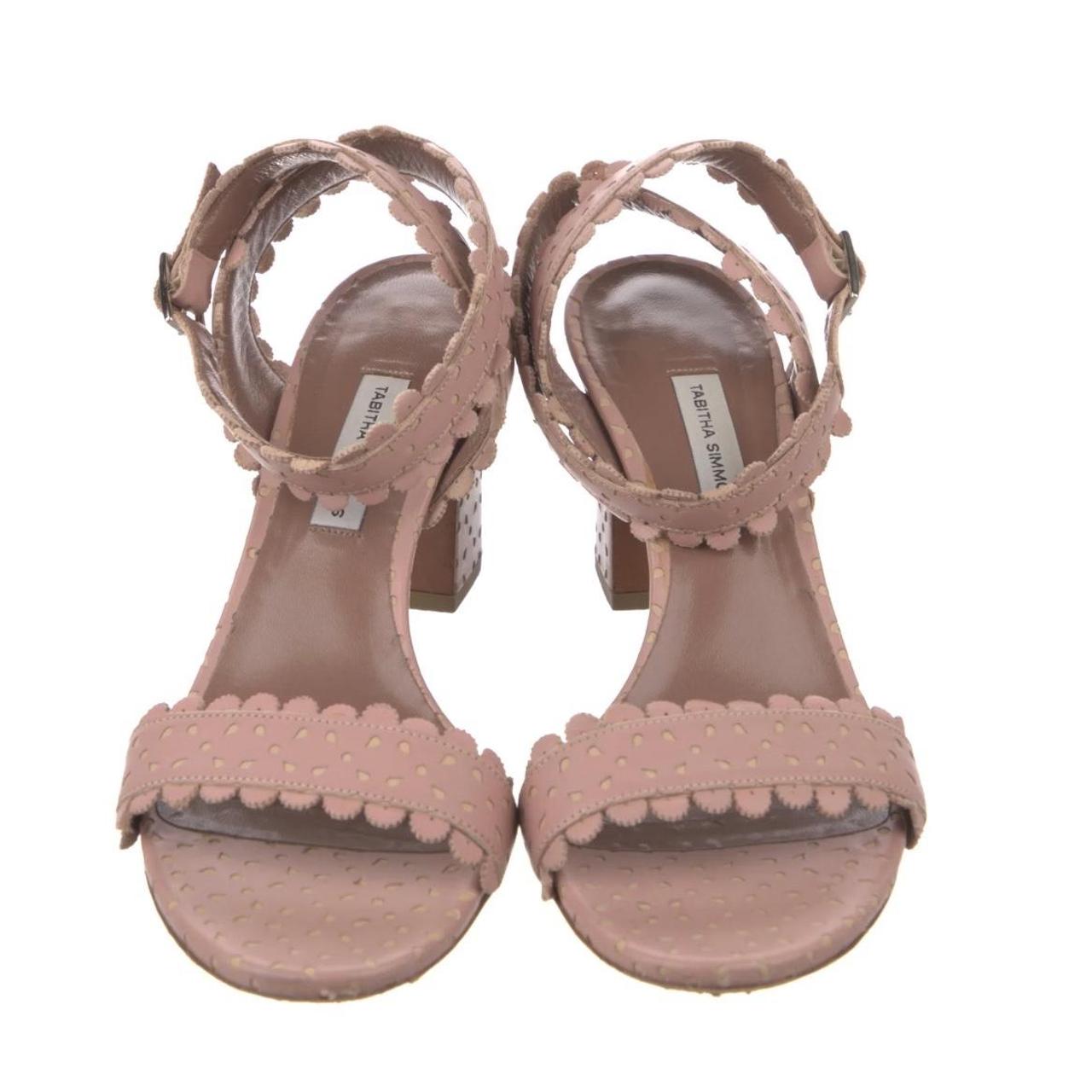 TABITHA SIMMONS - Leather Lasercut Accents Sandals -... - Depop