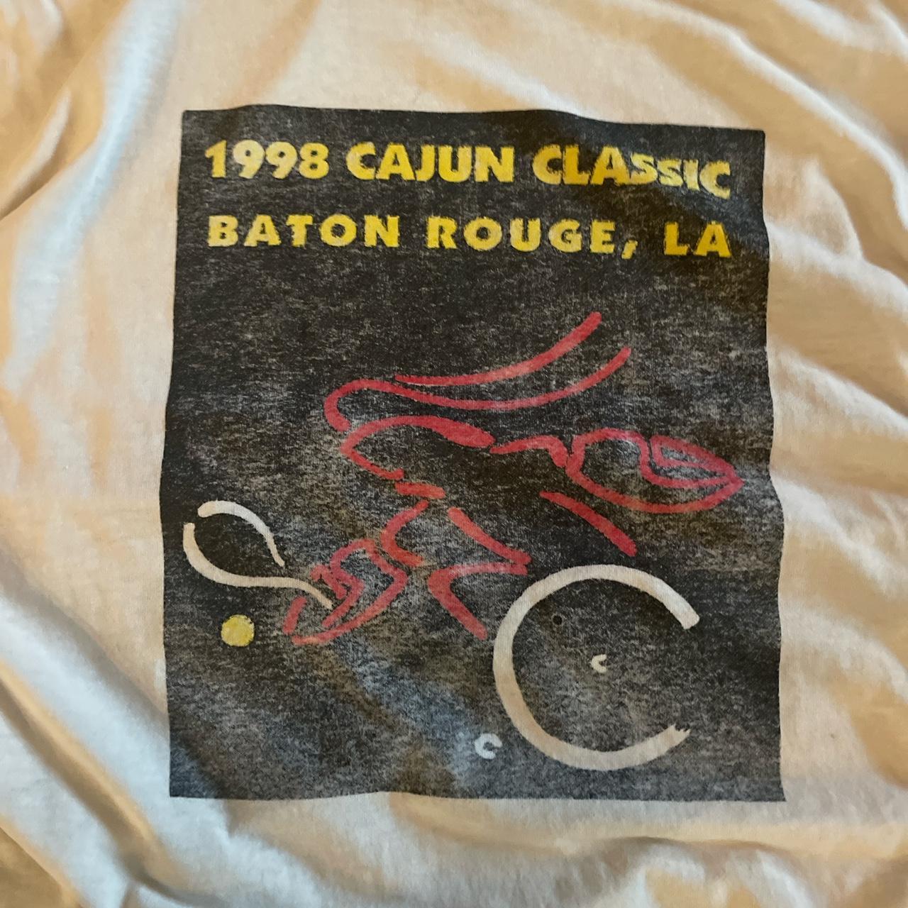 1998 Cajun Classic Baton Rouge, LA t-shirt - white... - Depop