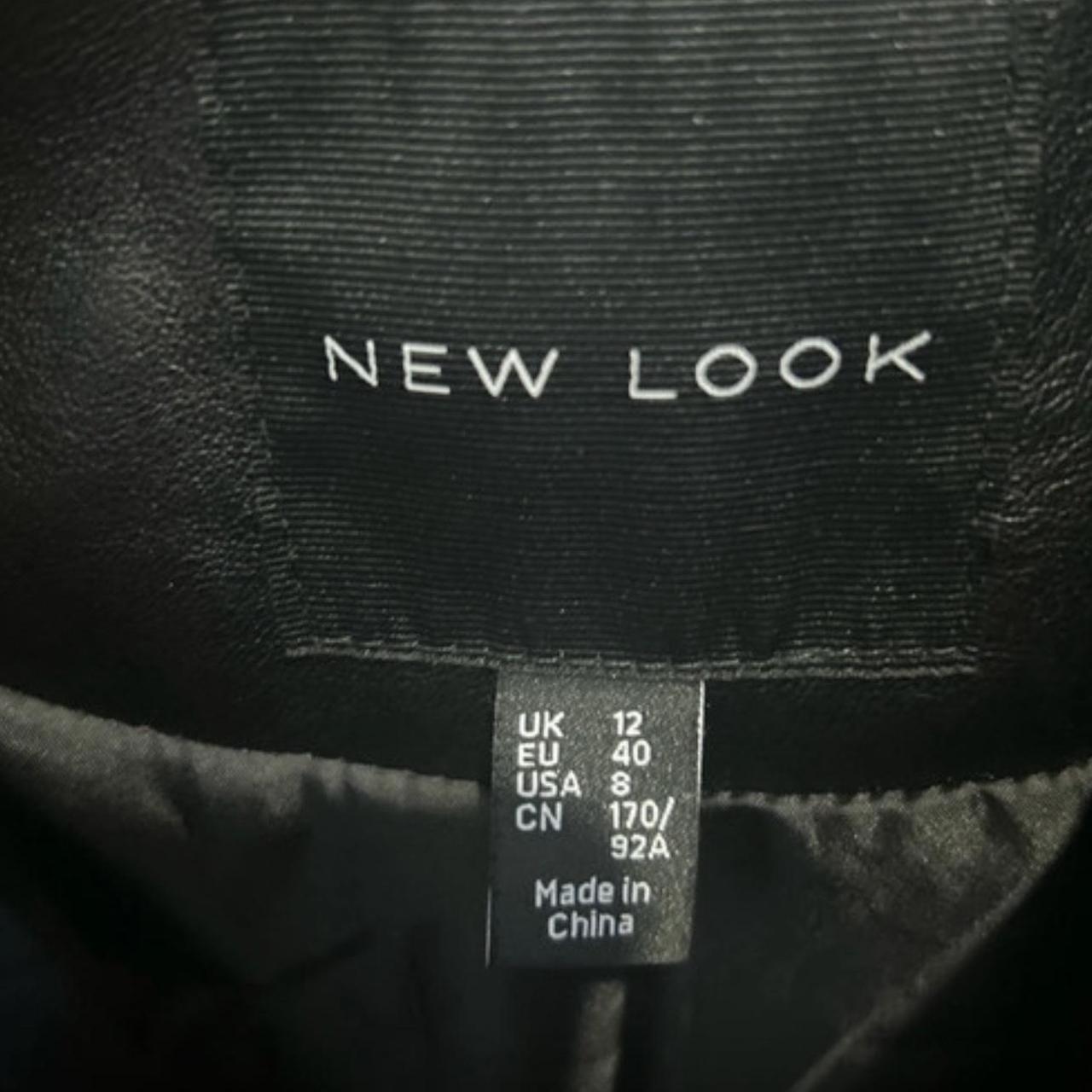 New Look Leather Jacket . Bought for £45. New... - Depop