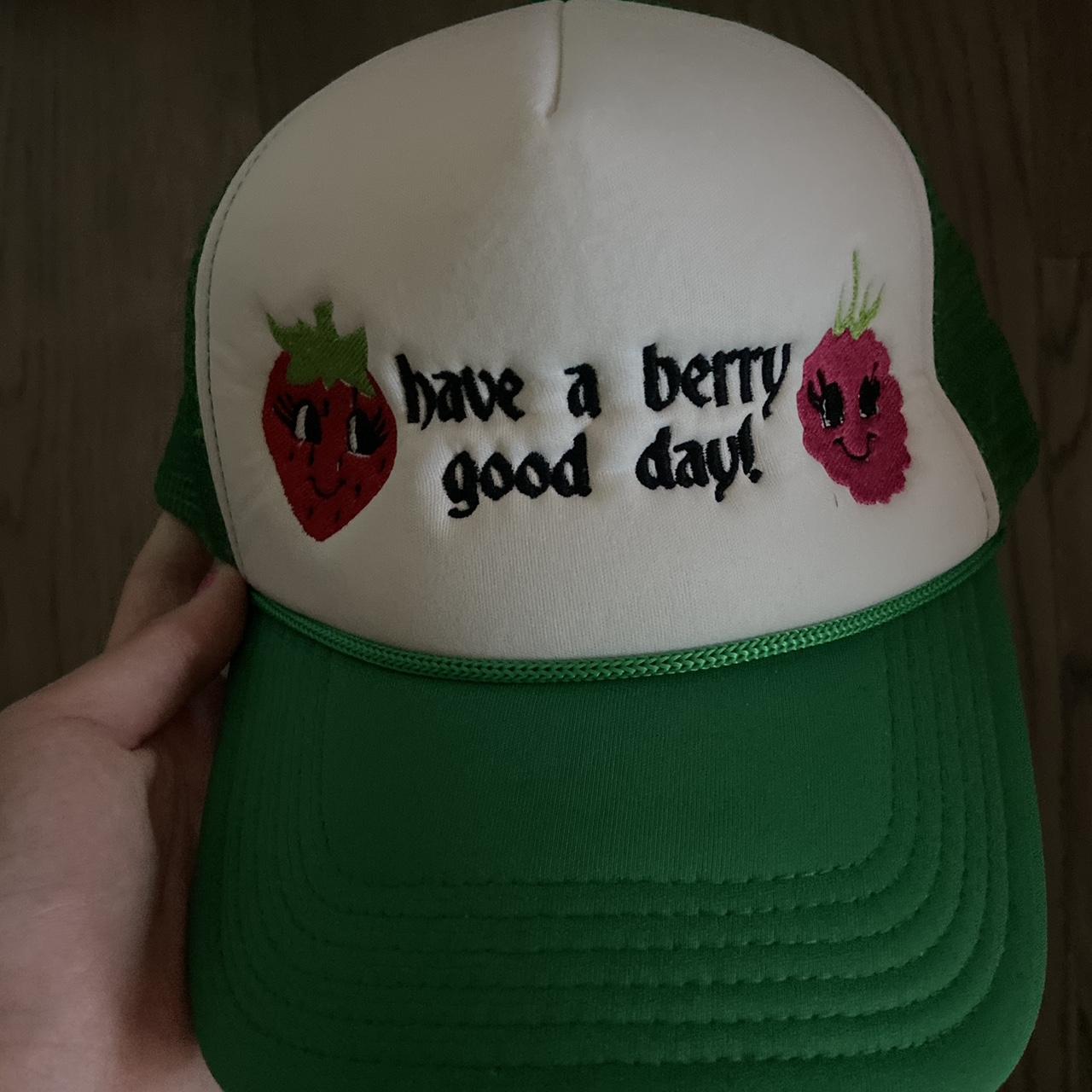 Have a berry good day trucker hat! Super cute for... - Depop