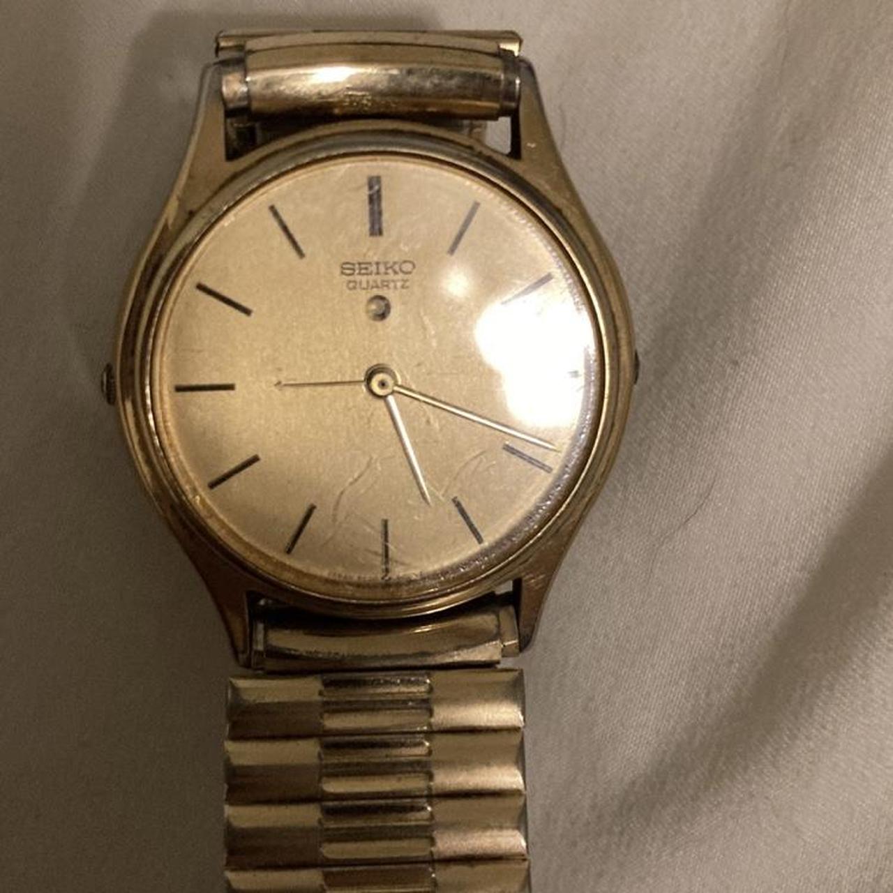 Vintage Seiko Quartz Watch Alarm 5C20-6009 Men's... - Depop