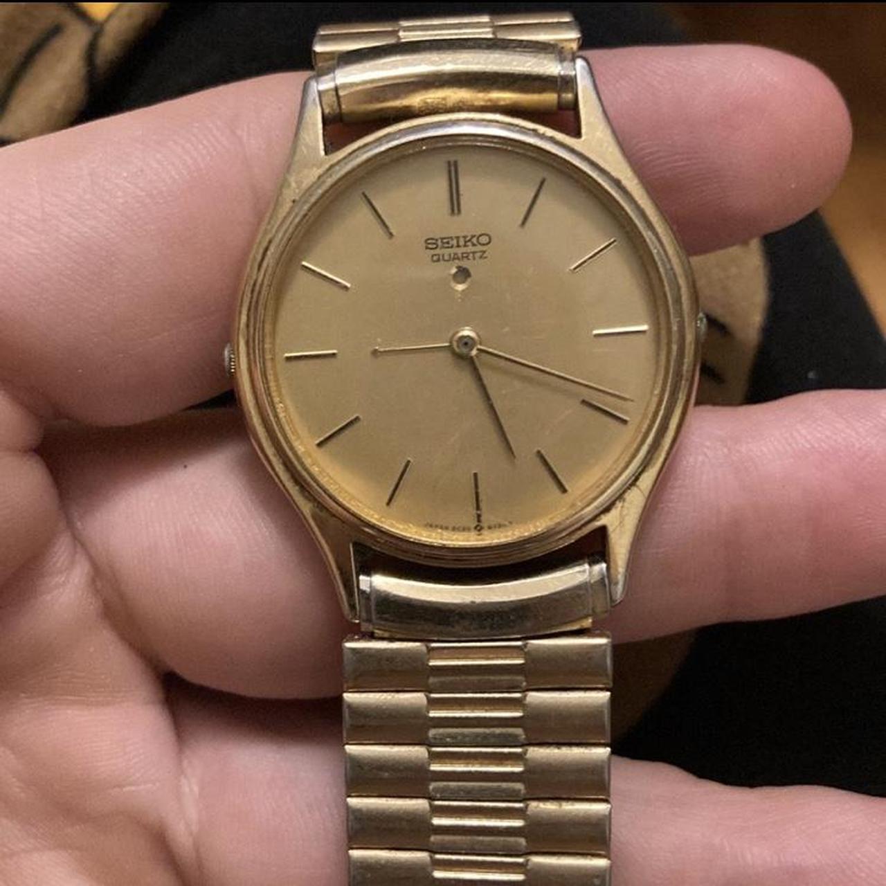 Vintage Seiko Quartz Watch Alarm 5C20-6009 Men's... - Depop