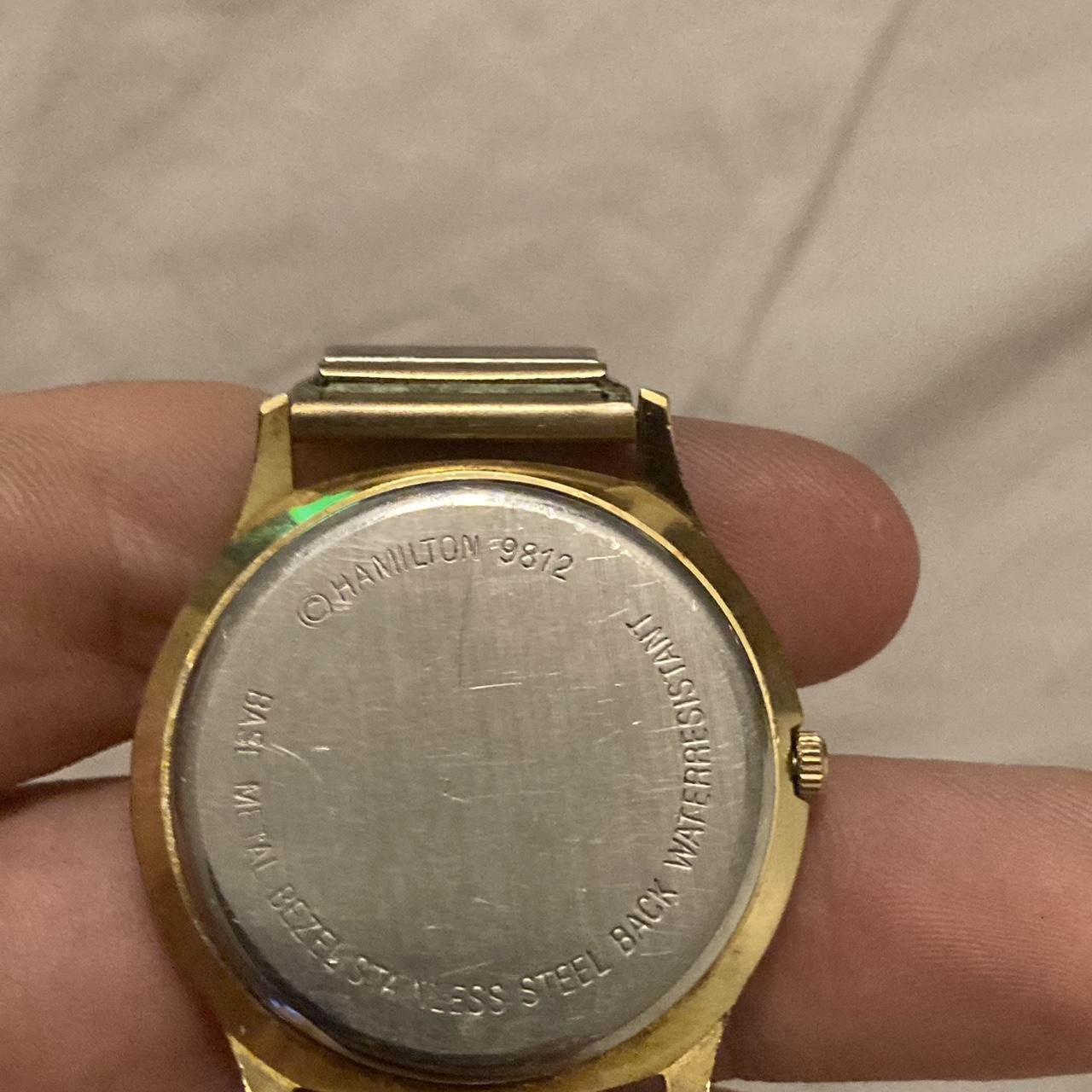 Vintage 1996 Hamilton Quartz WATCH International... - Depop