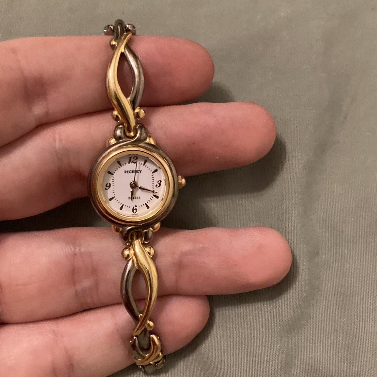 Woman’s REGENCY quartz Japan movement two tone 100... - Depop