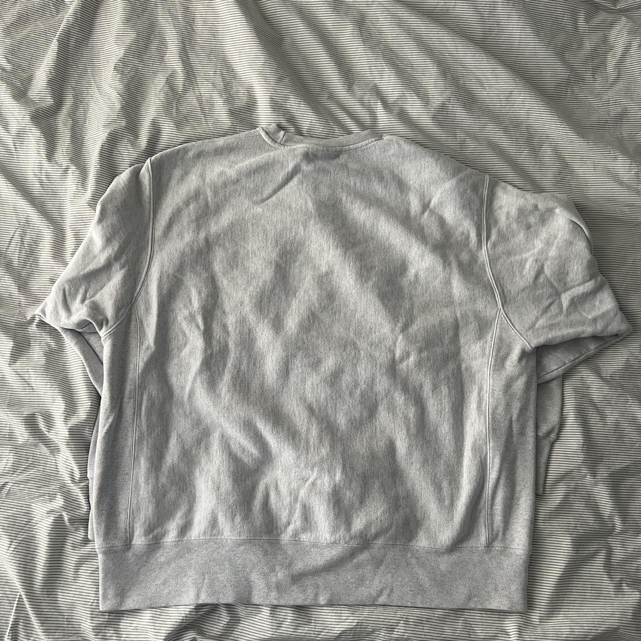 champion grey UCSD sweater size XL navy blue UCSD... - Depop