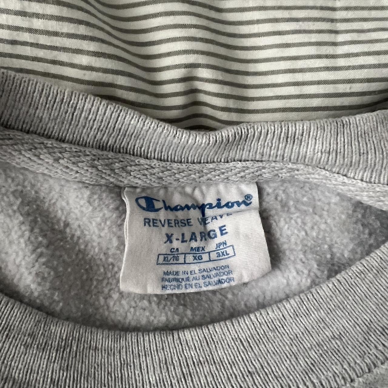 champion grey UCSD sweater size XL navy blue UCSD... - Depop