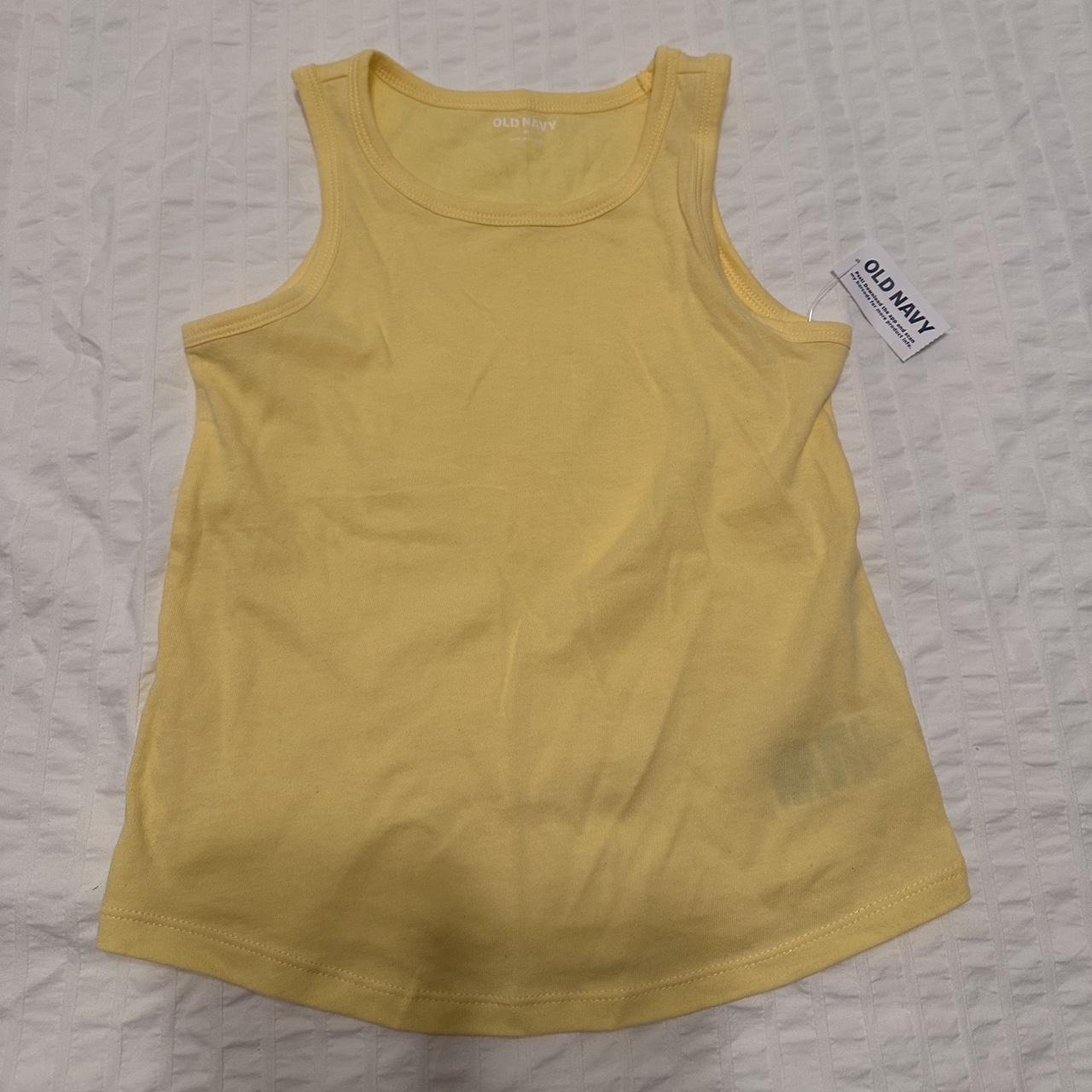 brand new pale light yellow tank top! Old Navy! - Depop