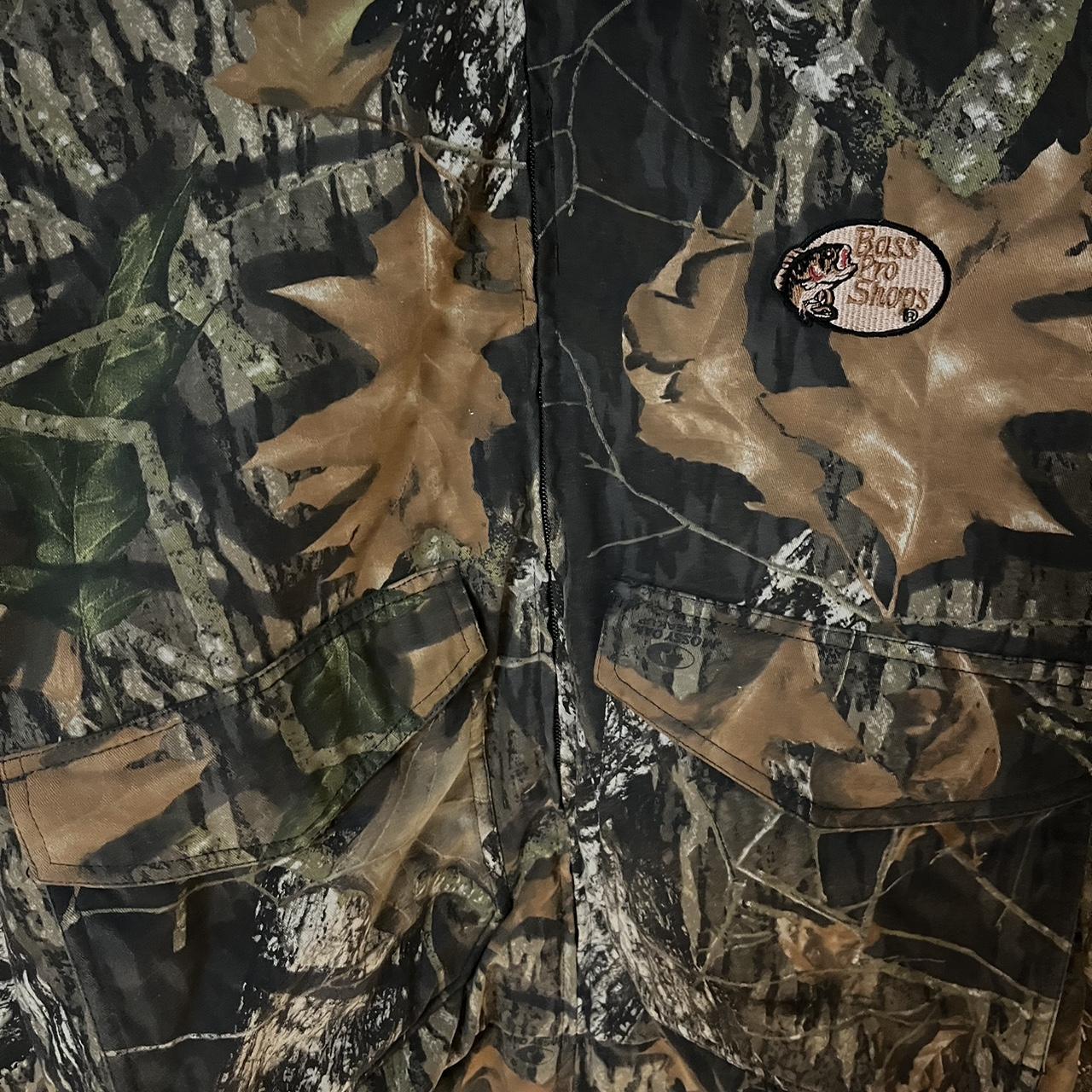 Bass Pro Shop x Mossy Oak Camo Jacket Size Medium -... - Depop