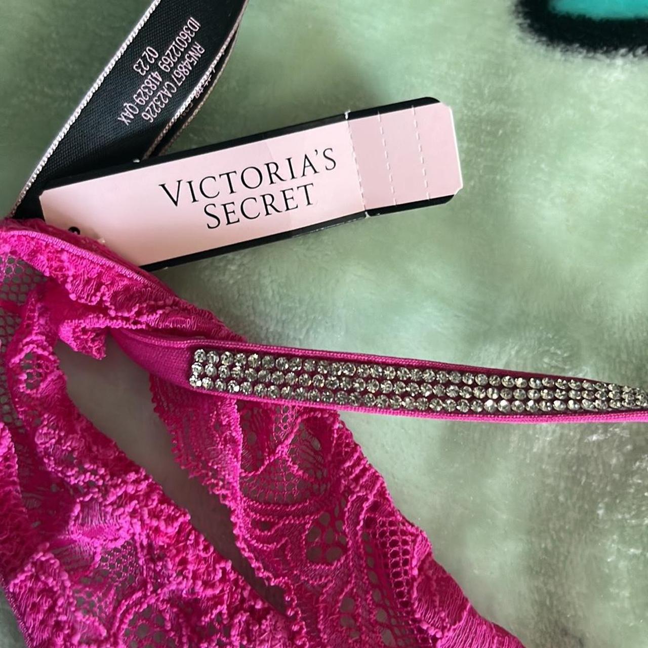 VICTORIA SECRET Thong rhinestone ‼️Original... - Depop