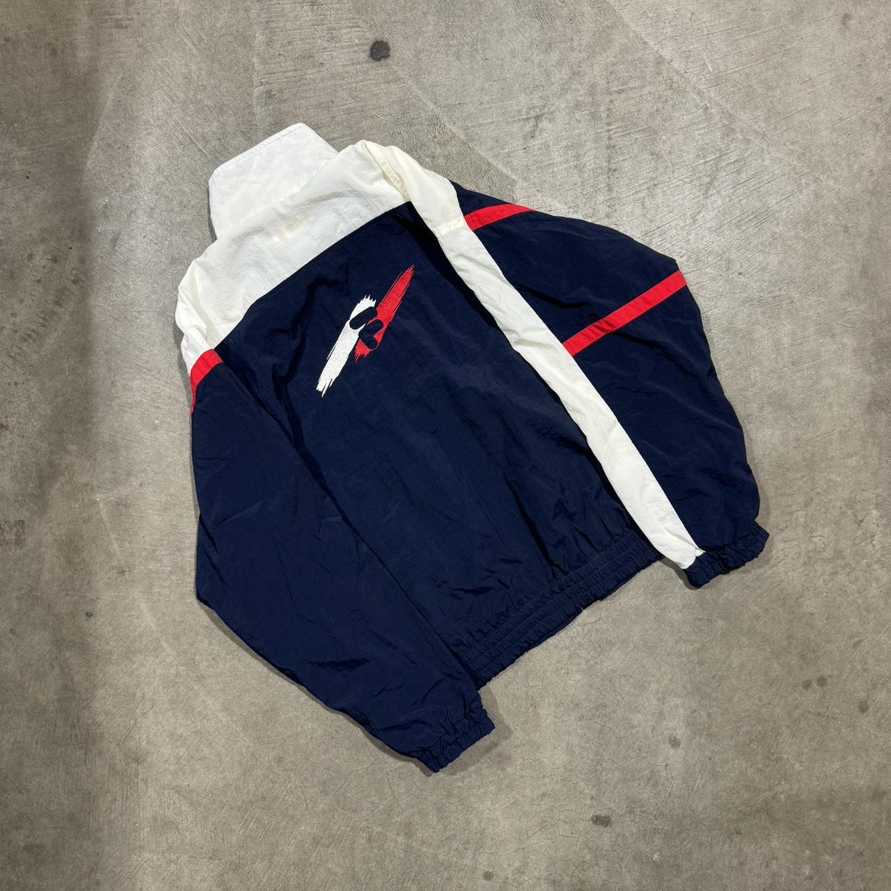 Vintage Y2K Fila zip up windbreaker jacket with a... - Depop