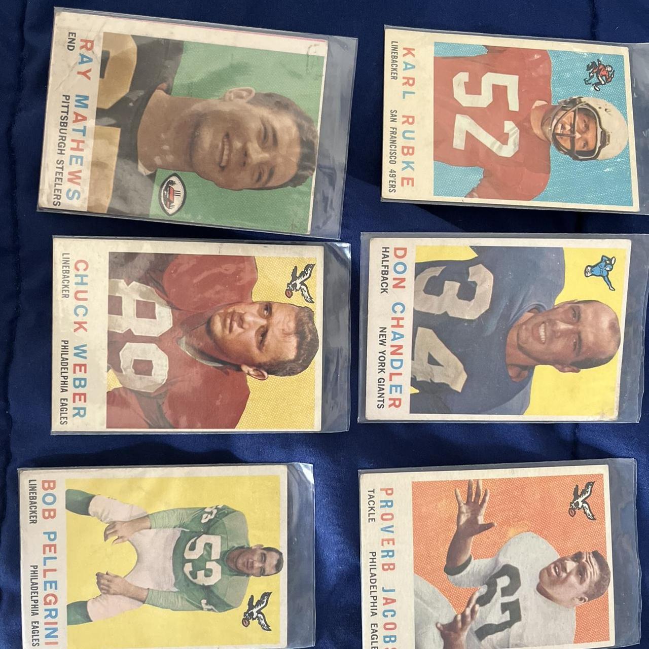 18- 1959 topps football cards. One double of Dave... - Depop