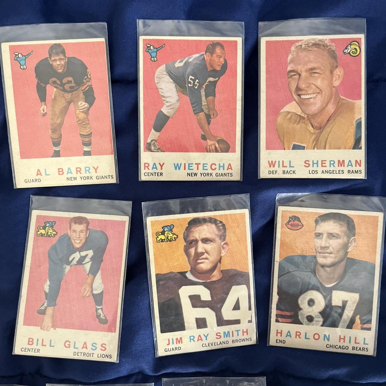 18- 1959 topps football cards. One double of Dave... - Depop