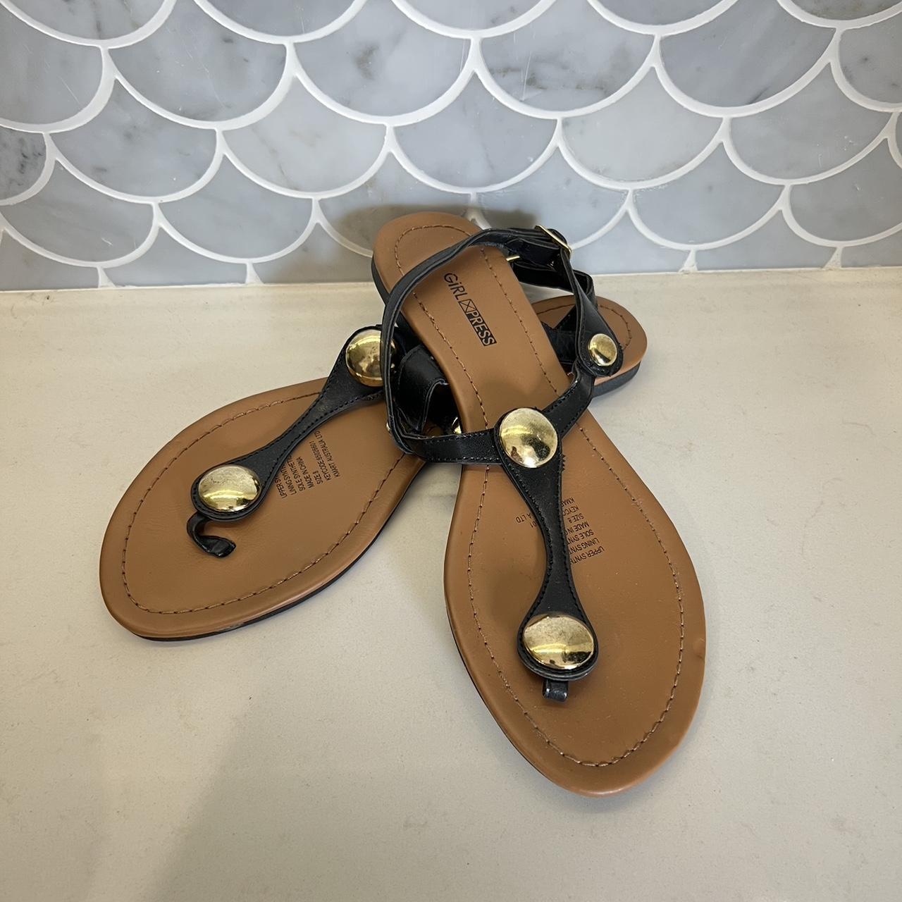 Girl express size 8 sandals Good condition Work few... - Depop