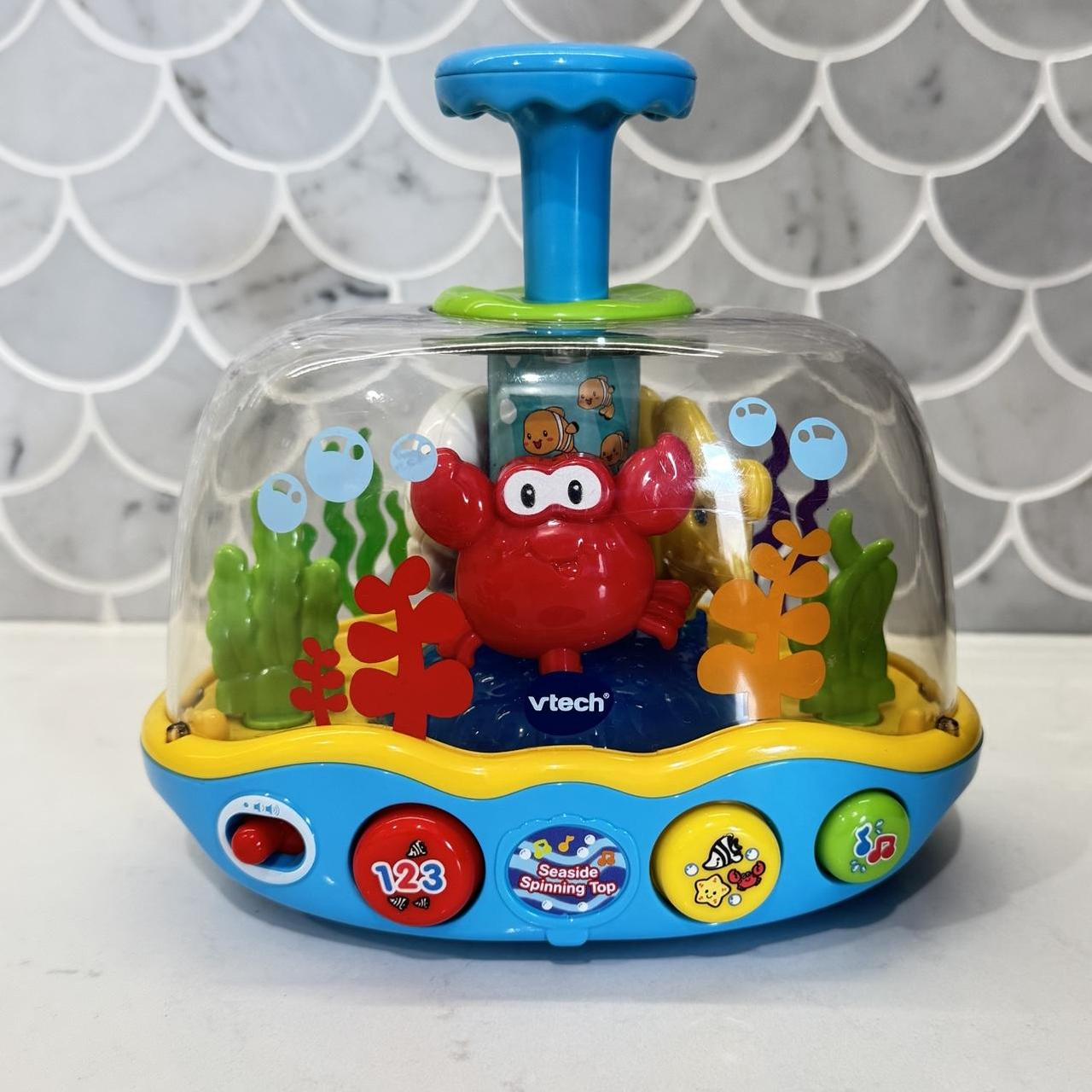 Vtech seaside Spinning Top - colorful sea creature... | Depop