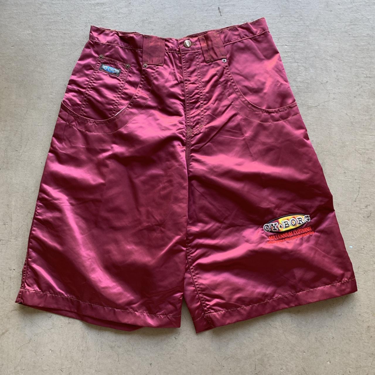 Vintage 90s 2000s Y2K CYBORG Rave Baggy Metallic... - Depop