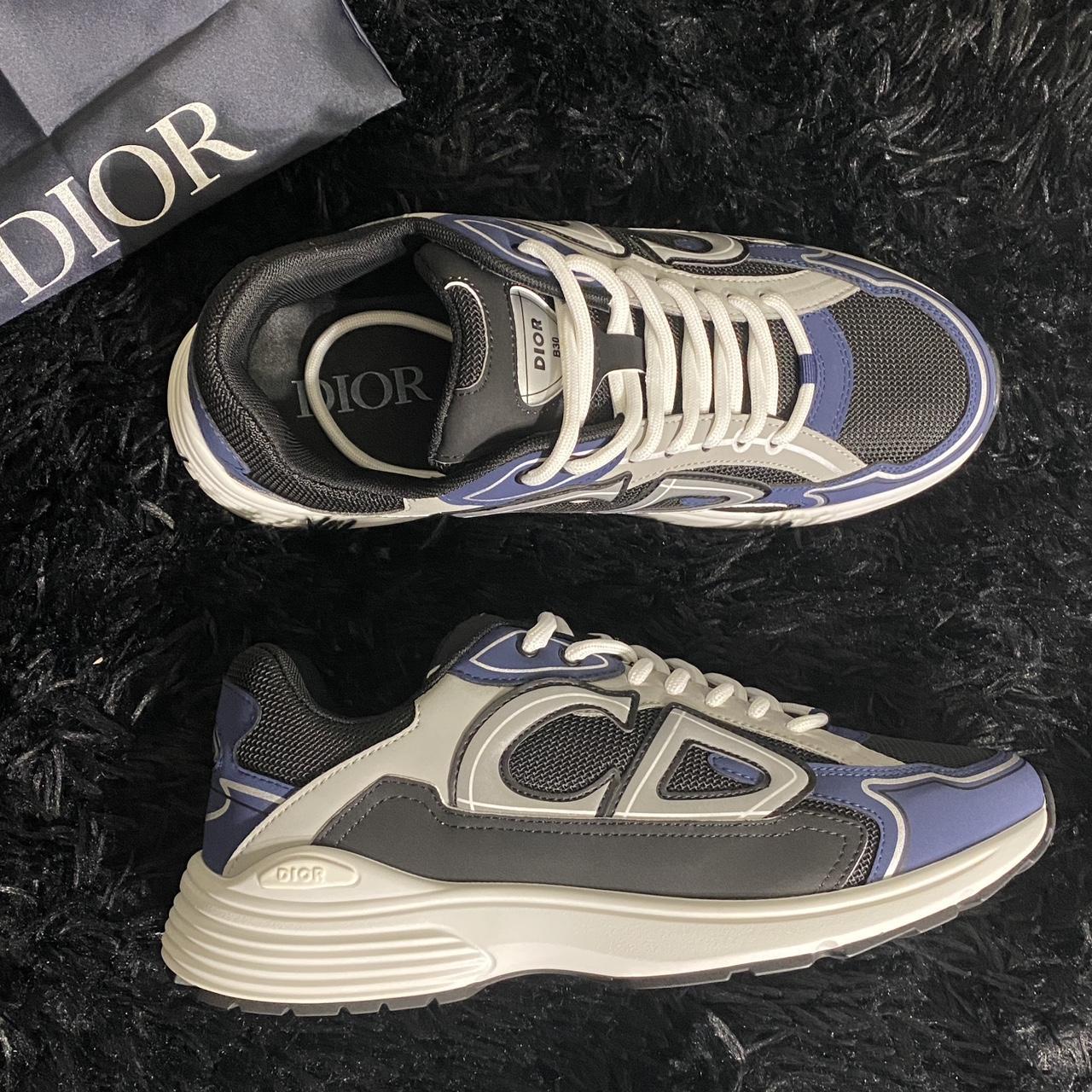 Dior b30 Navy Blue, White, Black, Grey Dm with... - Depop