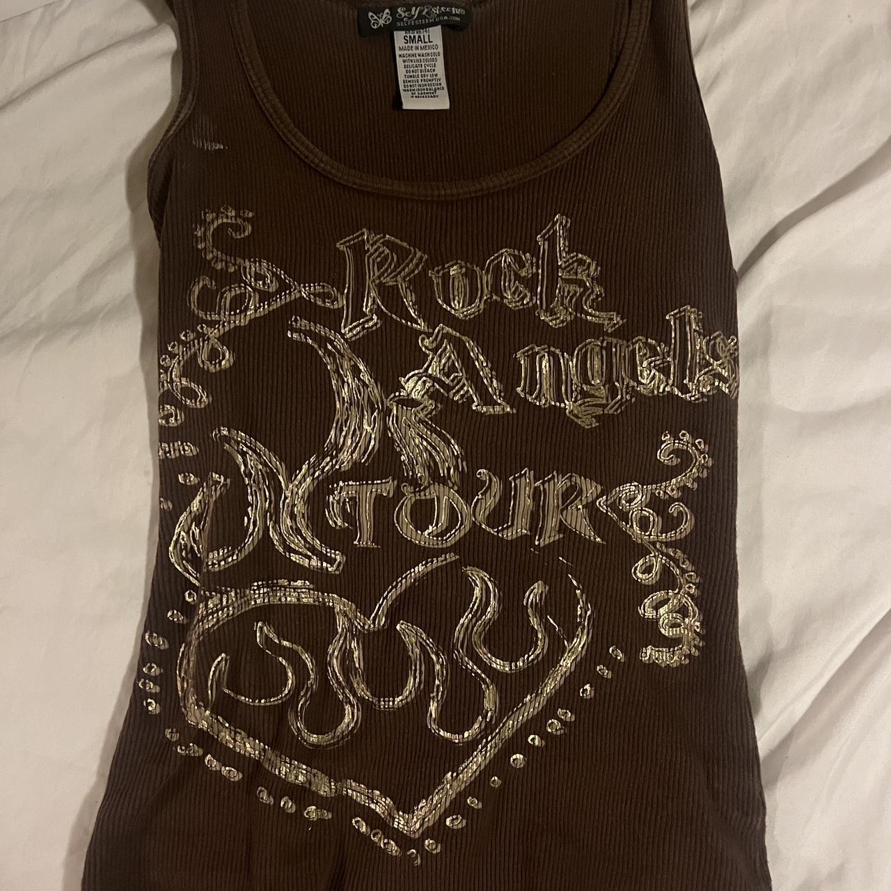 self esteem rock angels tour tank. never worn but... - Depop