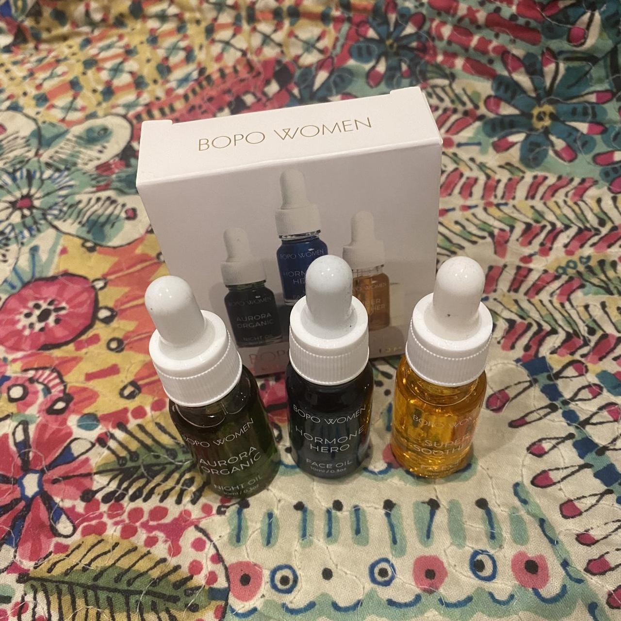 BOPO Women, face oil trio set. Includes ‘aurora... - Depop
