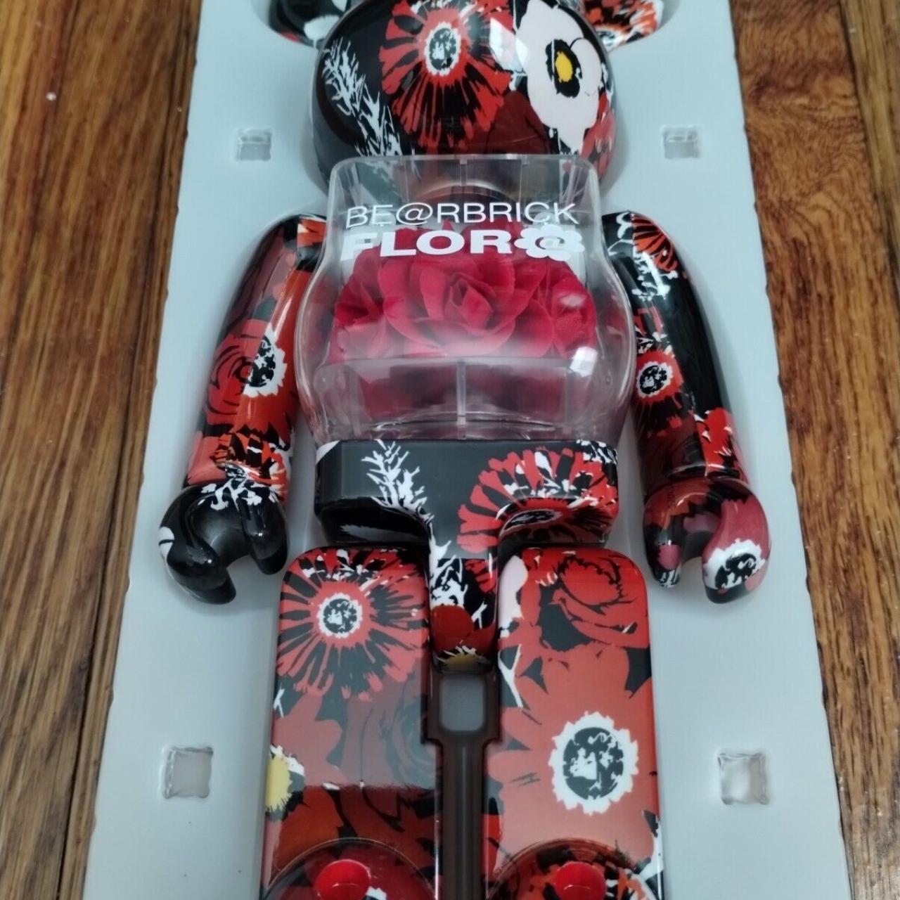 - Medicom Toy Be@brick Flor@ - 400% - Red Flower... - Depop