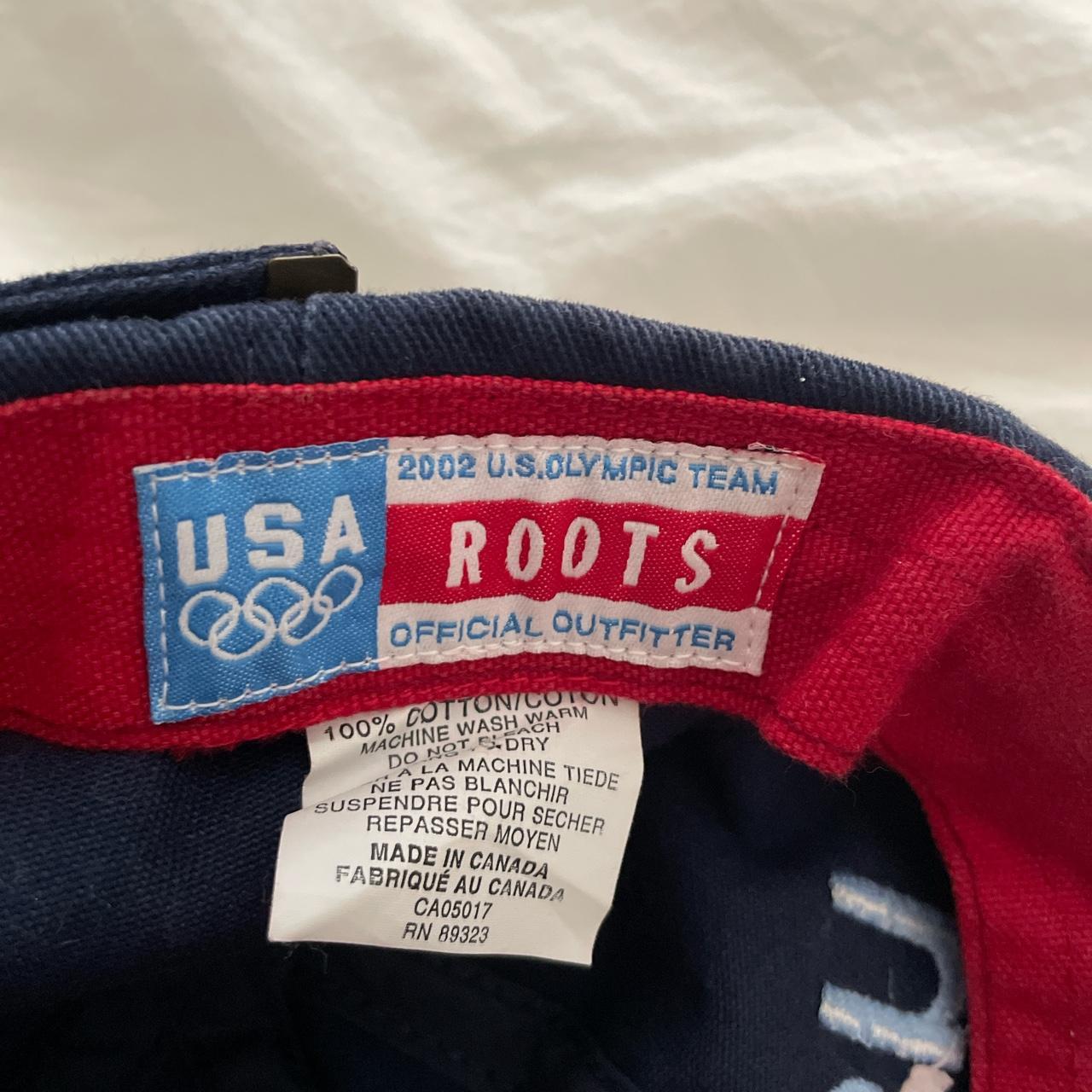 Vintage olympics roots hat 2002. Adjustable strap - Depop