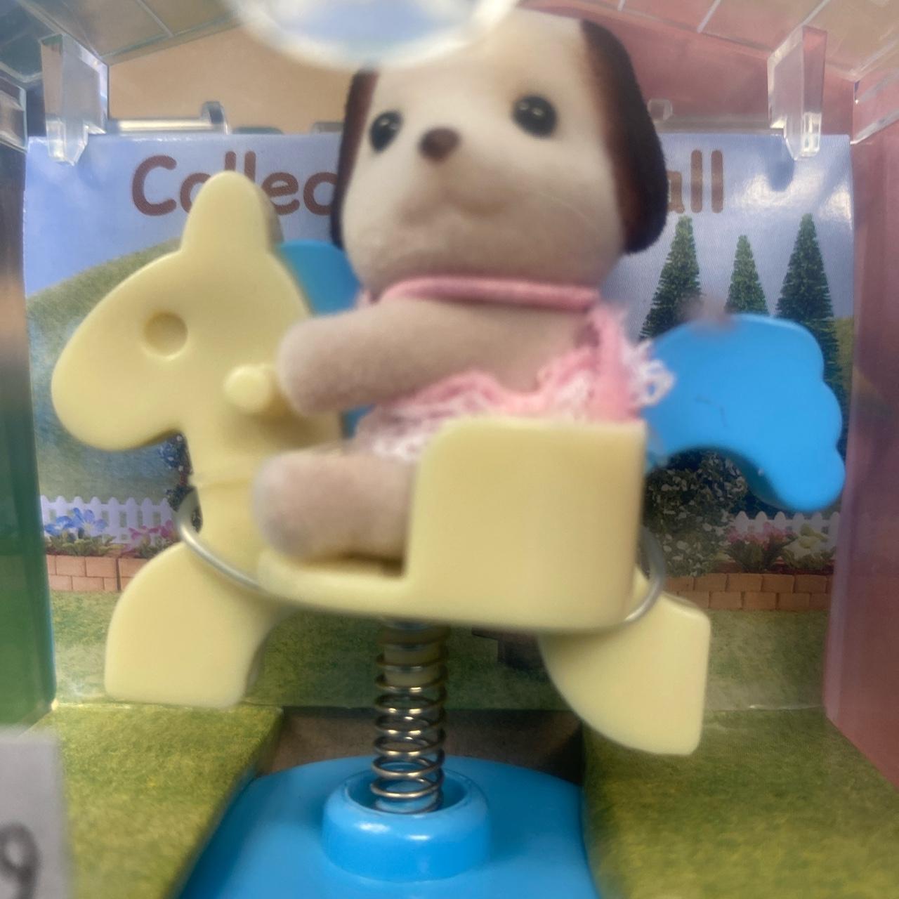 Sylvanian Families baby dog on rocking horse... - Depop
