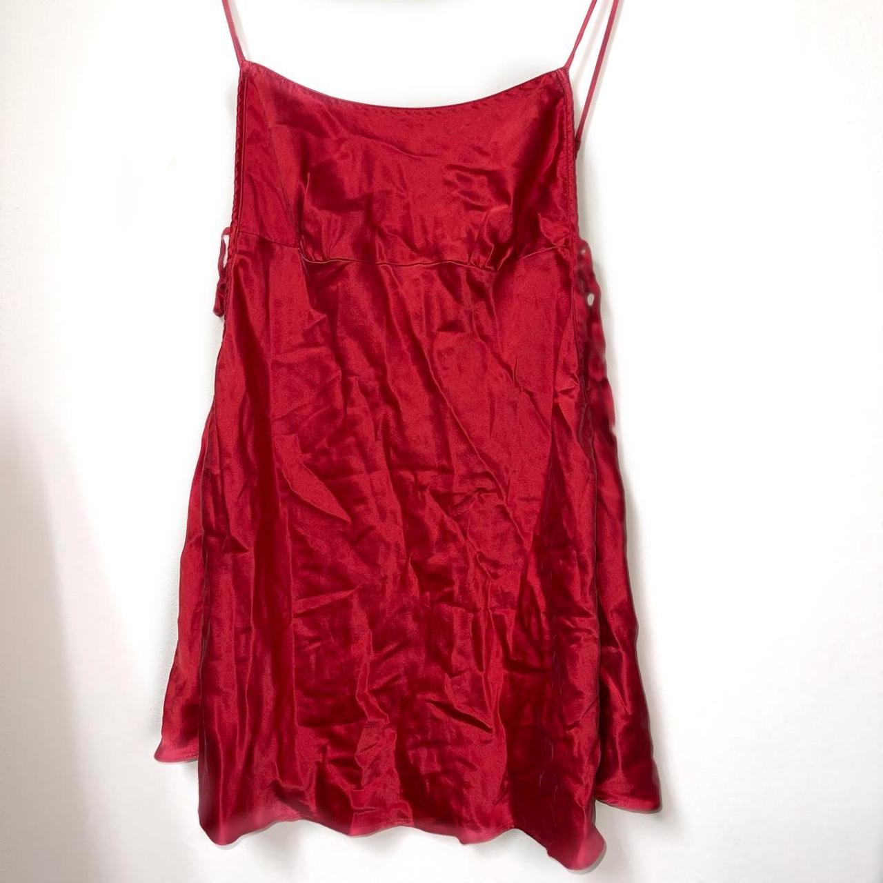 Victoria secret red slip dress, bought from someone... - Depop
