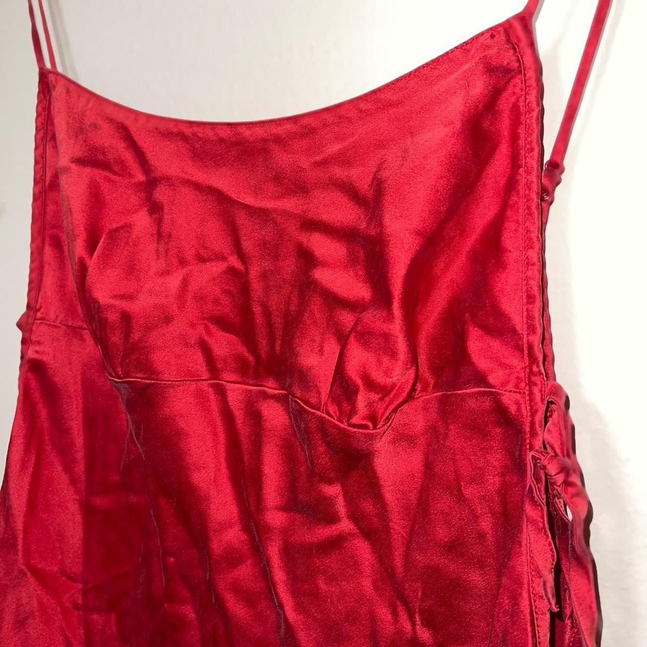 Victoria secret red slip dress, bought from someone... - Depop