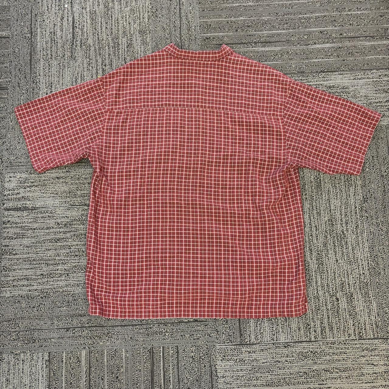 Early 2000s Y2K Pineapple Connection Plaid Red Short... - Depop