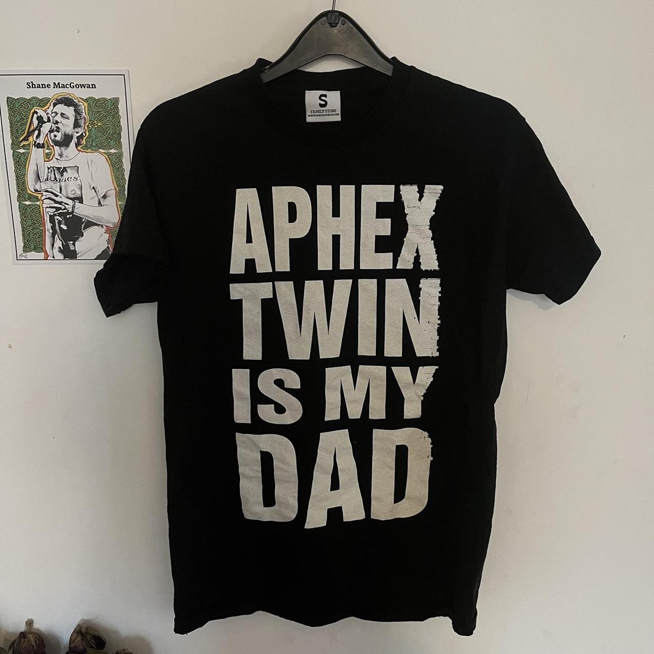APHEX TWIN IS MY DAD haha funny meme Size small... - Depop