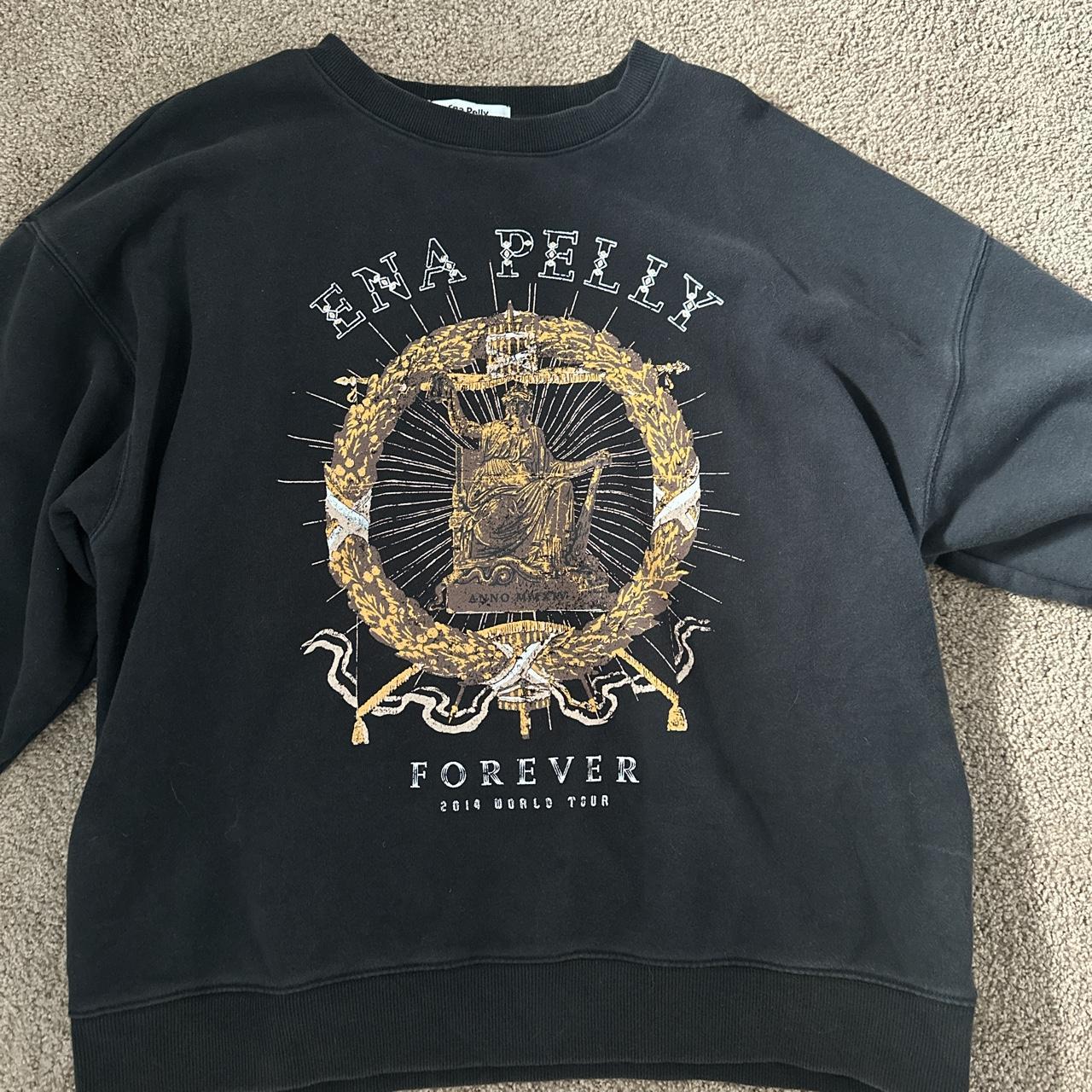 Ena Pelly Black Vintage Crewneck - Depop