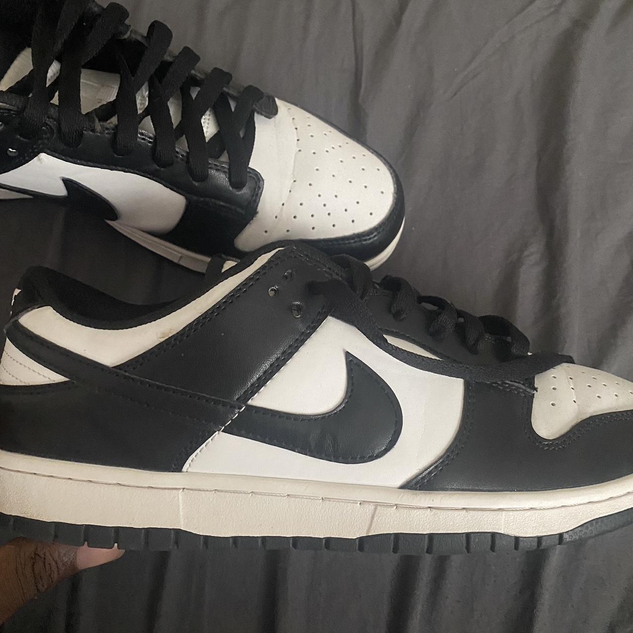 panda Nike dunks , ships with no box I want to keep... - Depop