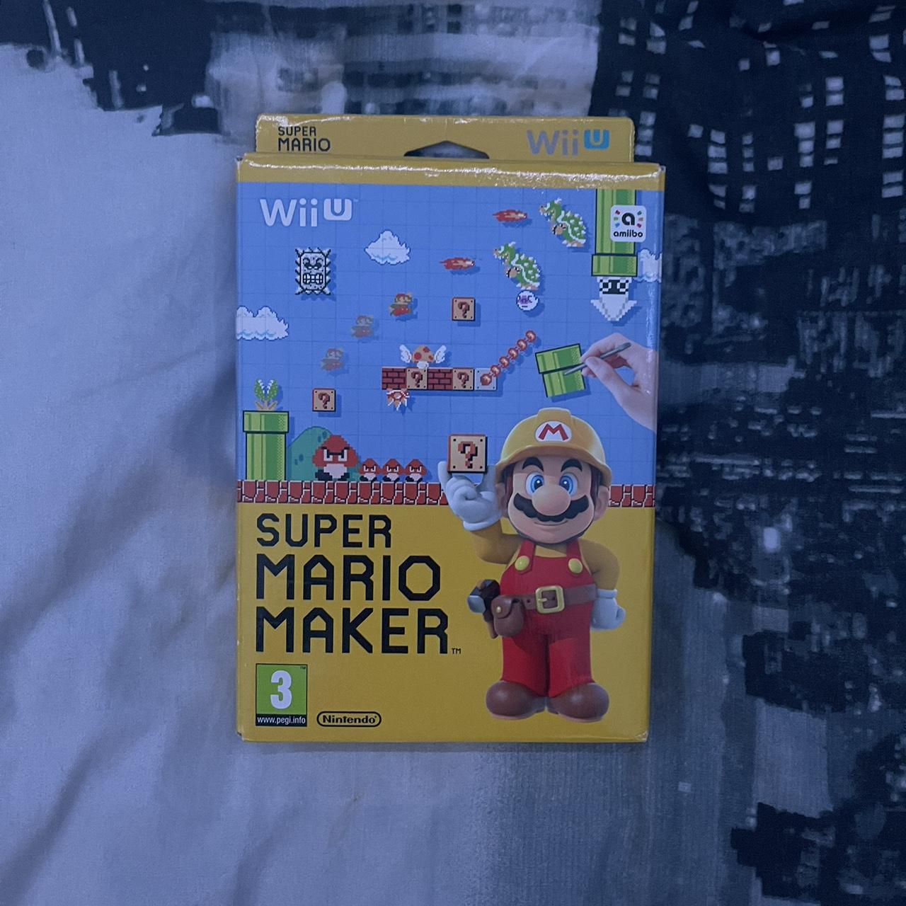 Super Mario Maker Wii U with box - Case and box is... - Depop