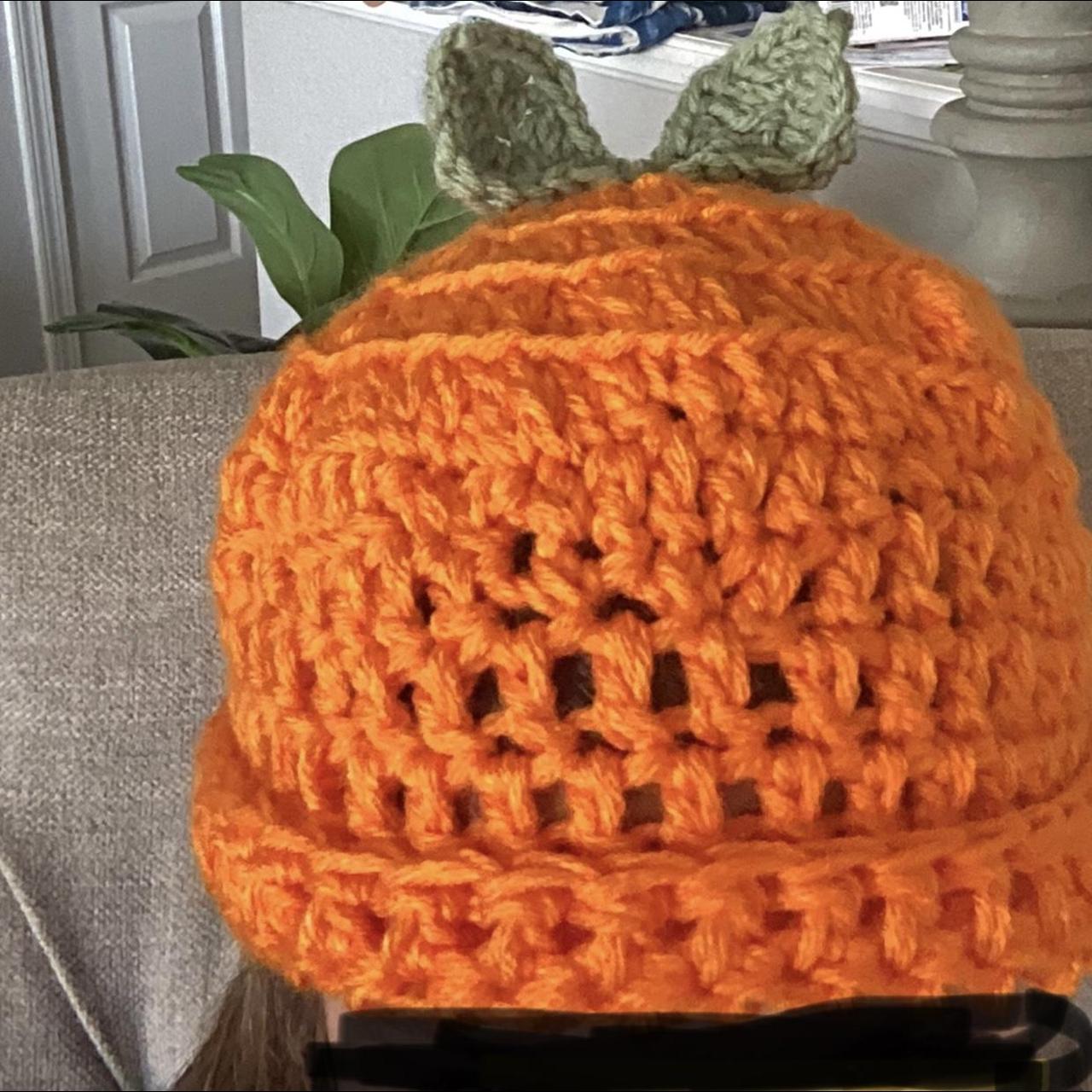 Orange fruit hat Crotched Cute Teen Free shipping - Depop