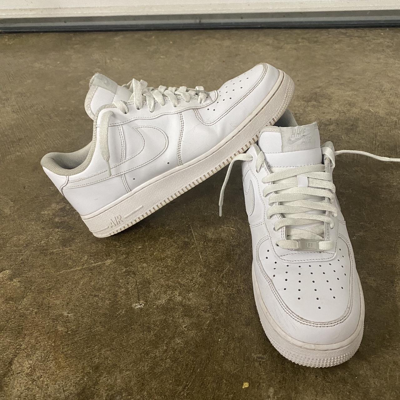 Barely worn super clean Air Force 1s #af1 #nike... | Depop
