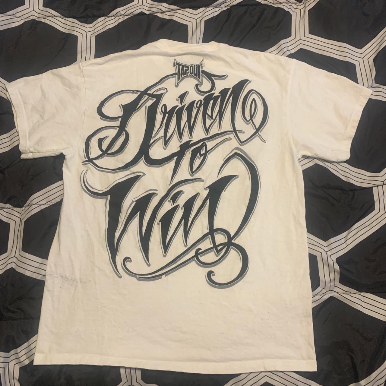 Tapout T shirt cursive writing Size L #Affliction... - Depop