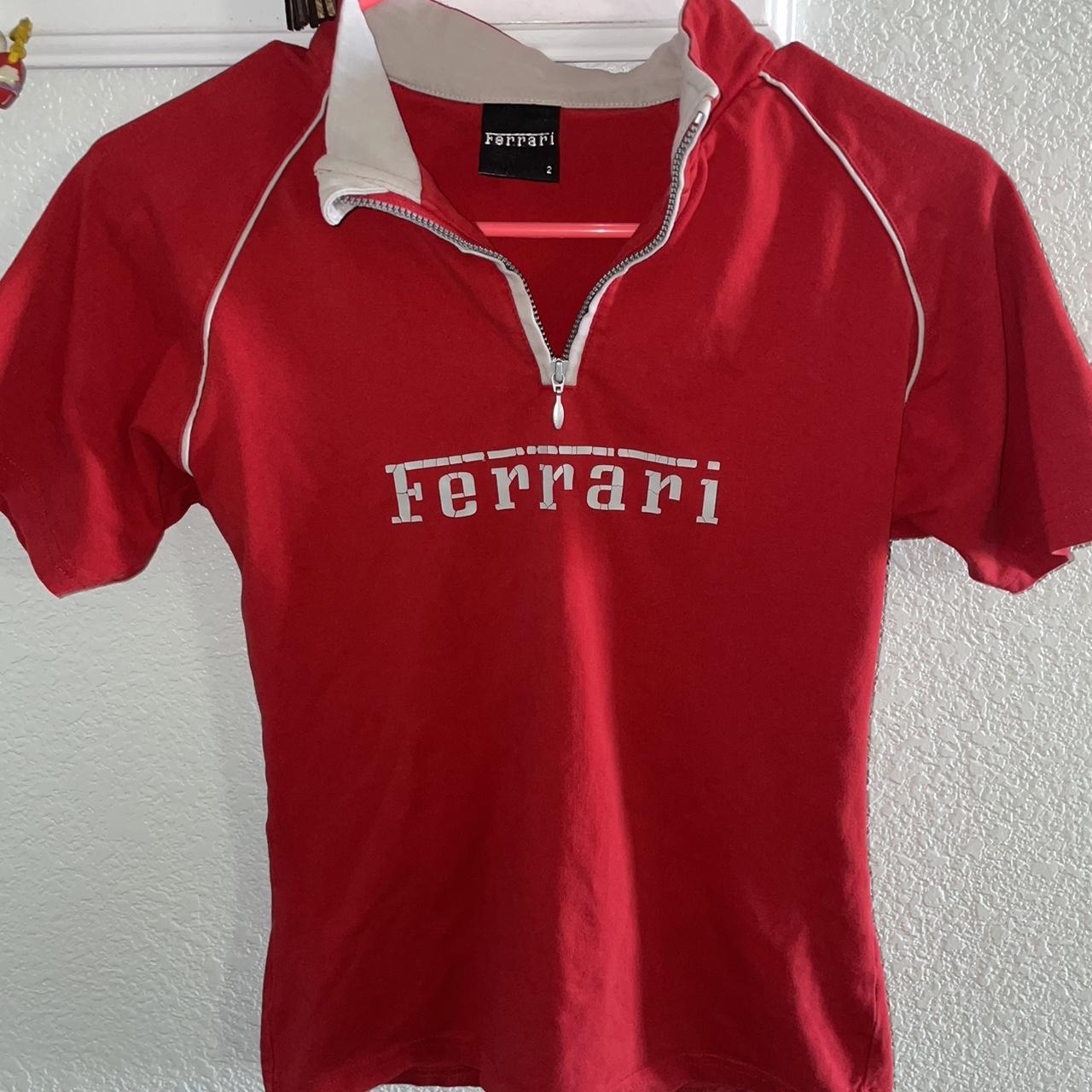 vintage ferrari shirt - Depop