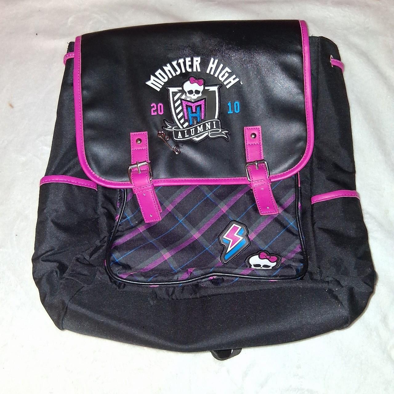 Hot Topic Monster high backpack -Magnetic buttons... | Depop
