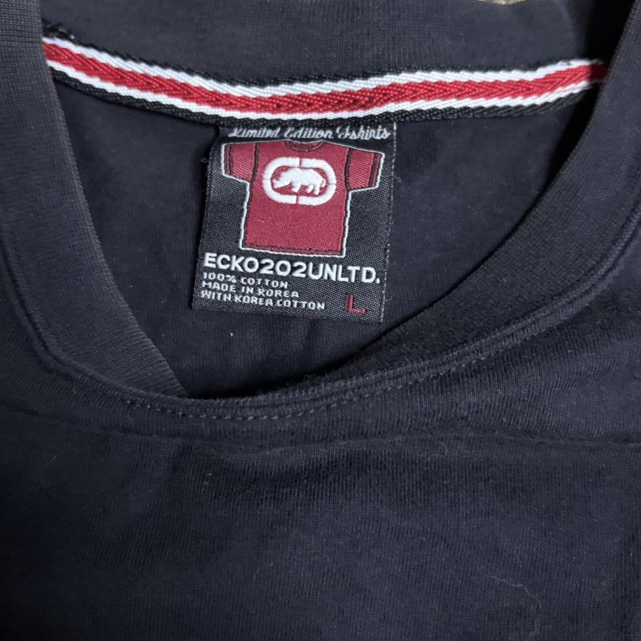 Vintage 2000s two tone Ecko Unltd. Long sleeve shirt... | Depop