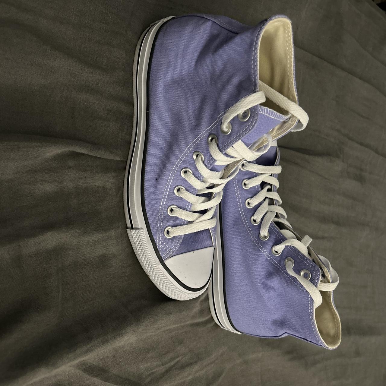 purple women’s converse chuck taylor - Depop