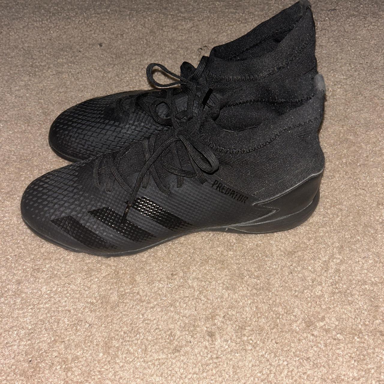 Black Adidas Predator Indoor turf shoes size 9... - Depop