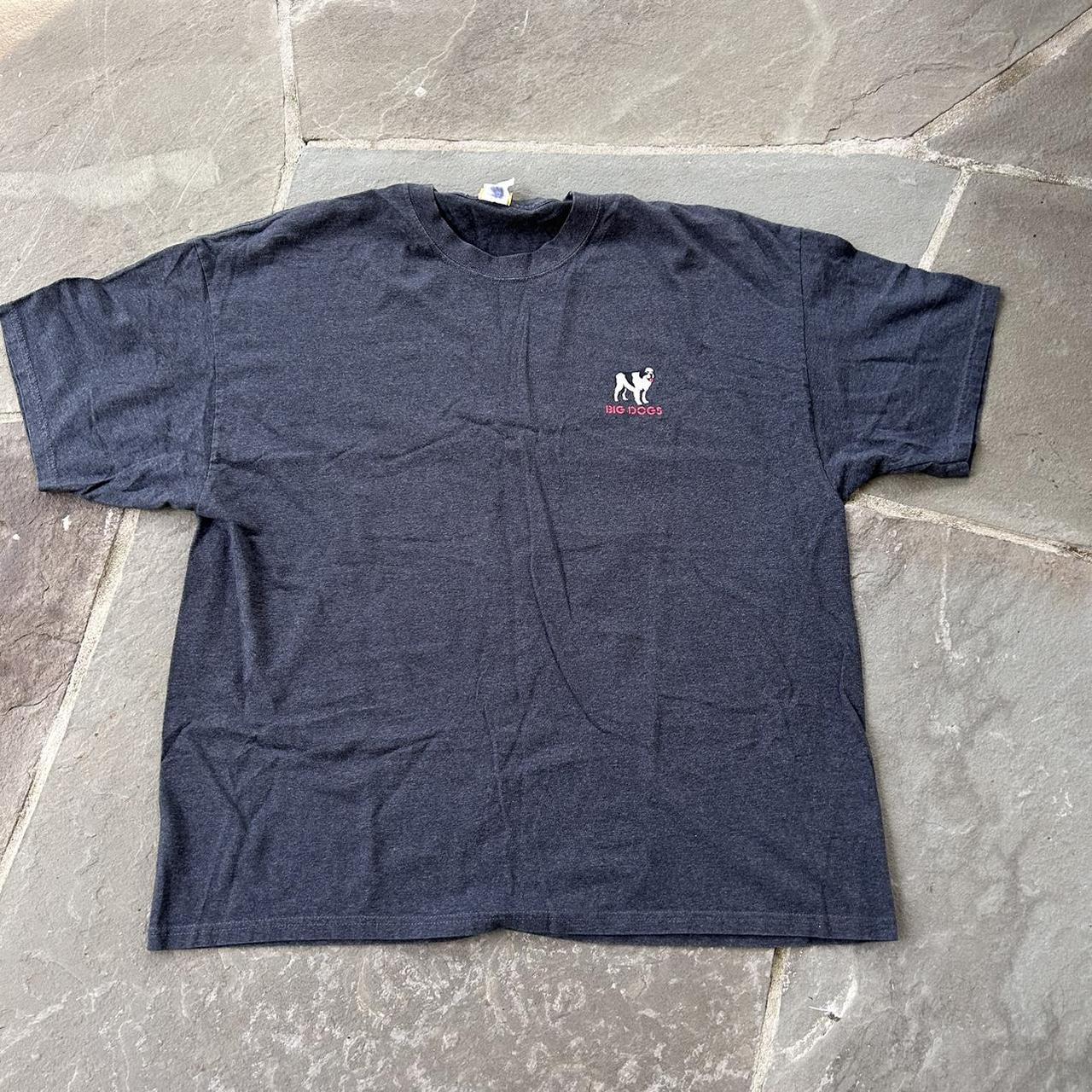 Vintage y2k Big Dogs Racing Tee “Get er Done” size xl - Depop