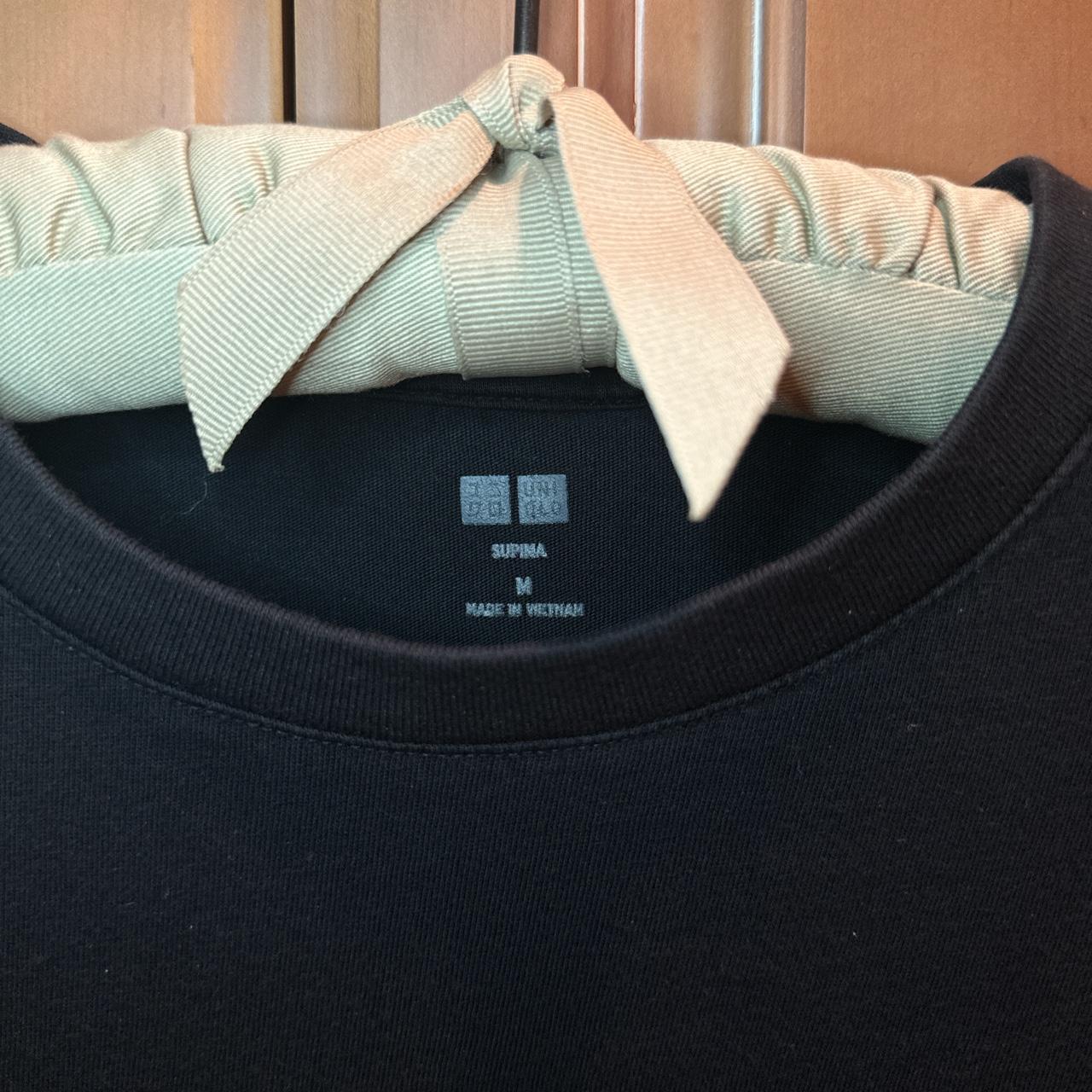 UNIQLO Supima Cotton Crew Neck Short-Sleeve T-Shirt... - Depop