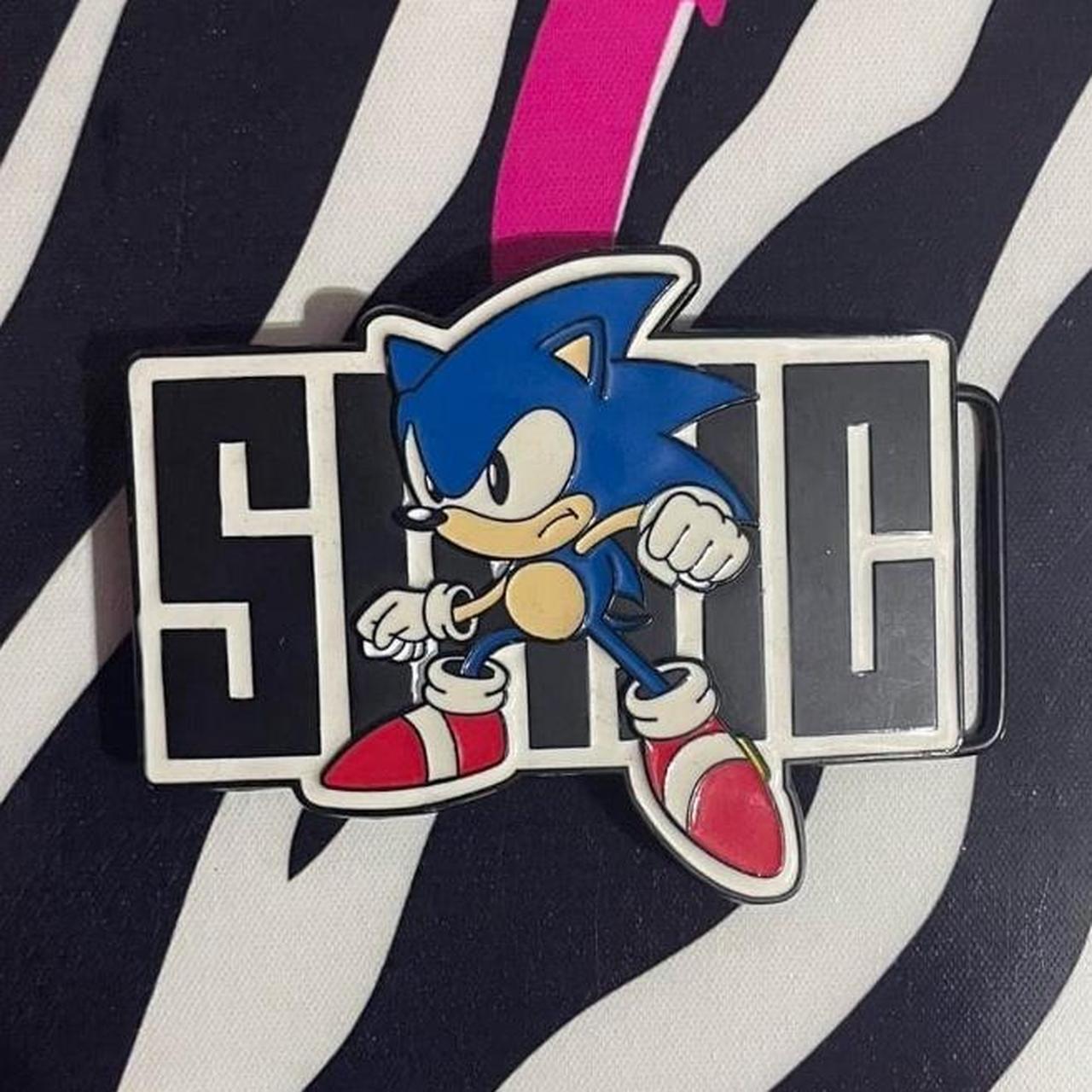 Sonic the Hedgehog belt buckle #sega #beltbuckle... | Depop
