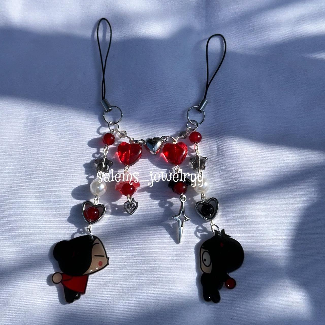Pucca and Garu Matching Phone Charms... - Depop