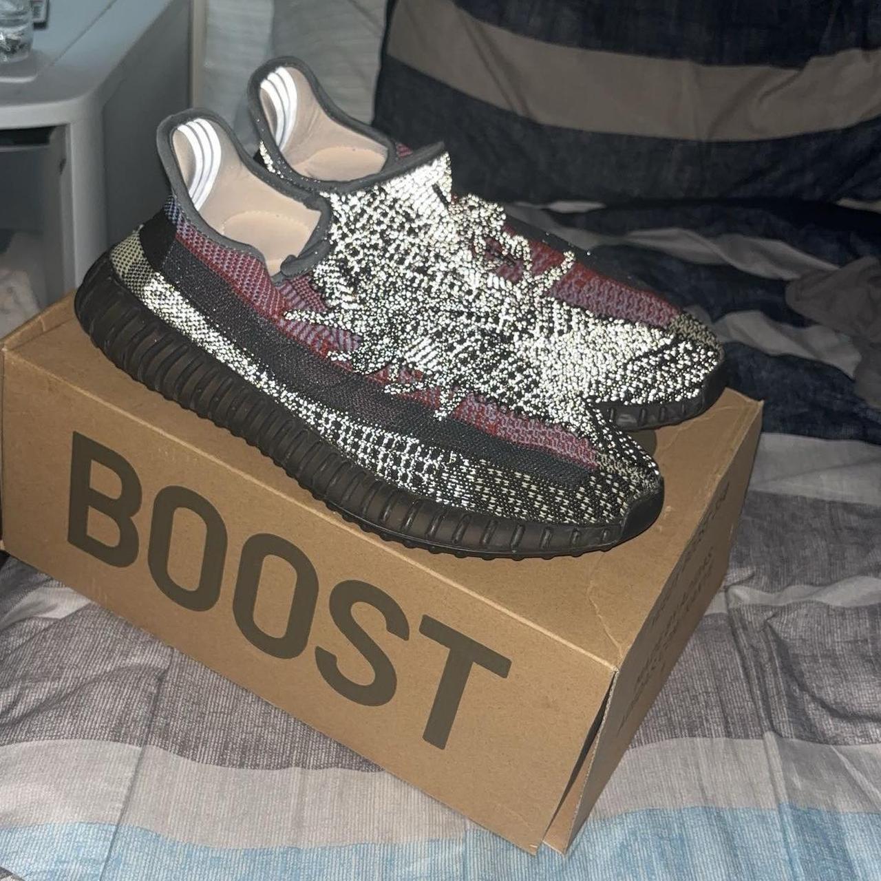 yeezy 350 v2 yecheil reflective mens size 11 - Depop
