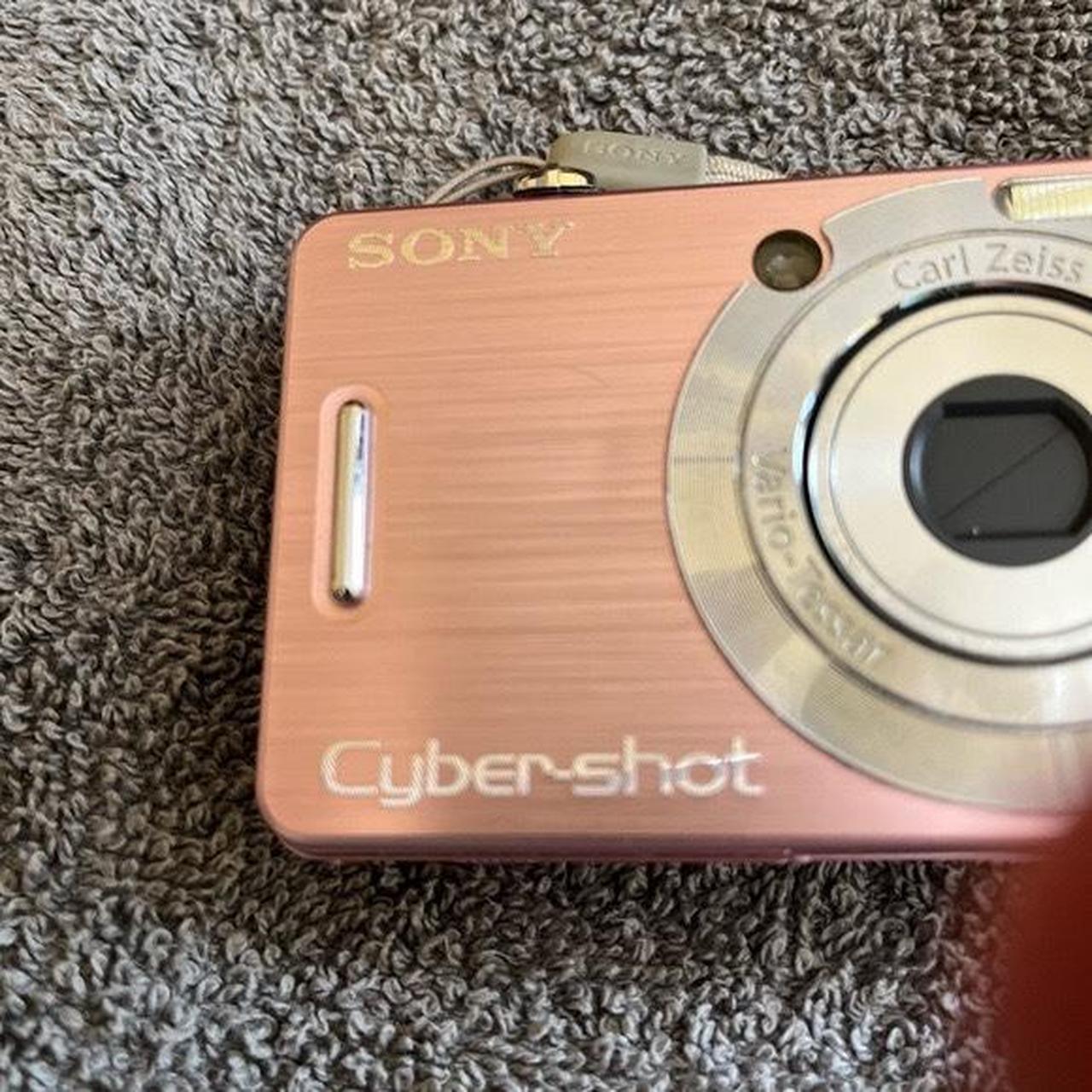 Pink Sony CyberShot digital camera - Depop