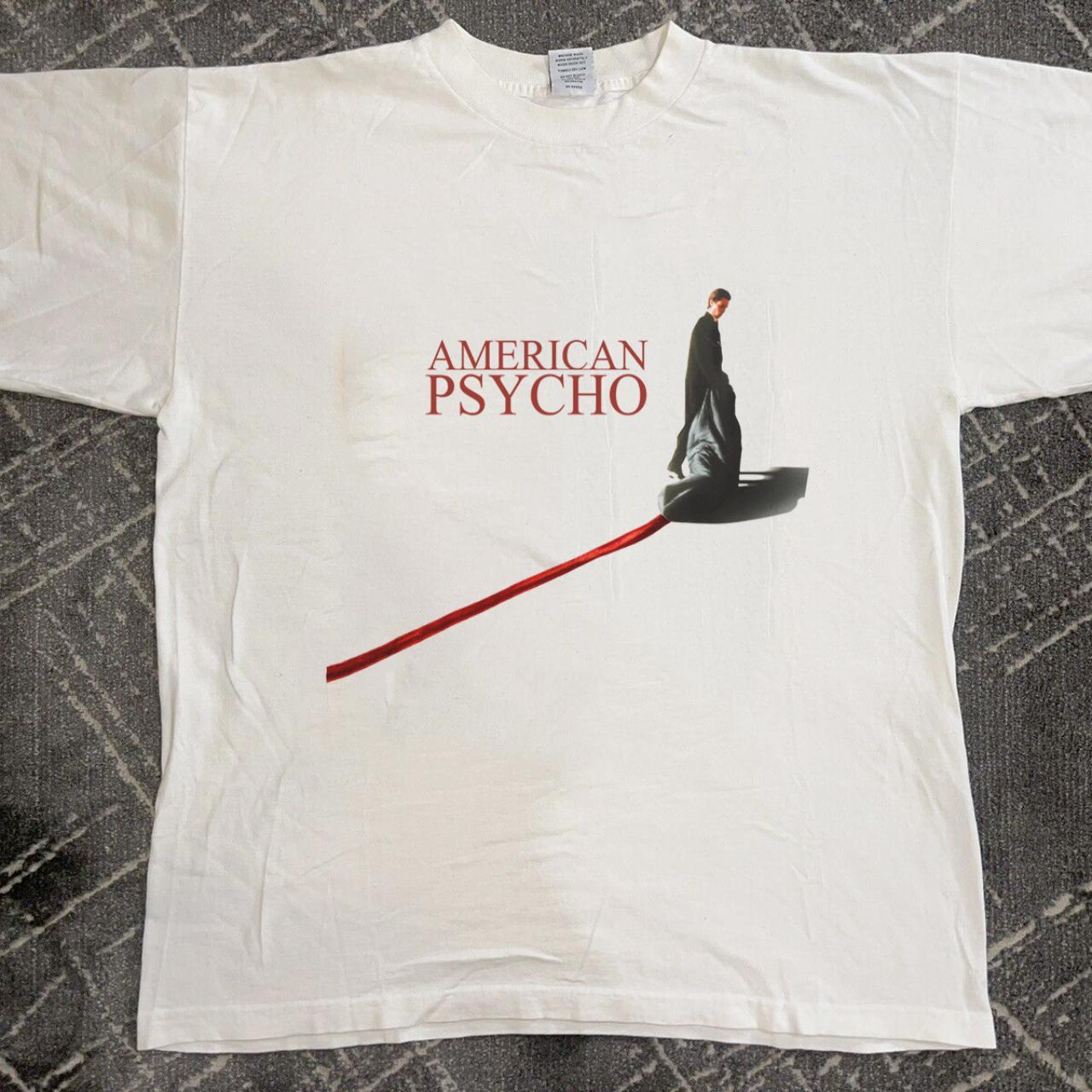 American psycho movie T shirt New Heavy Cotton Pit... - Depop