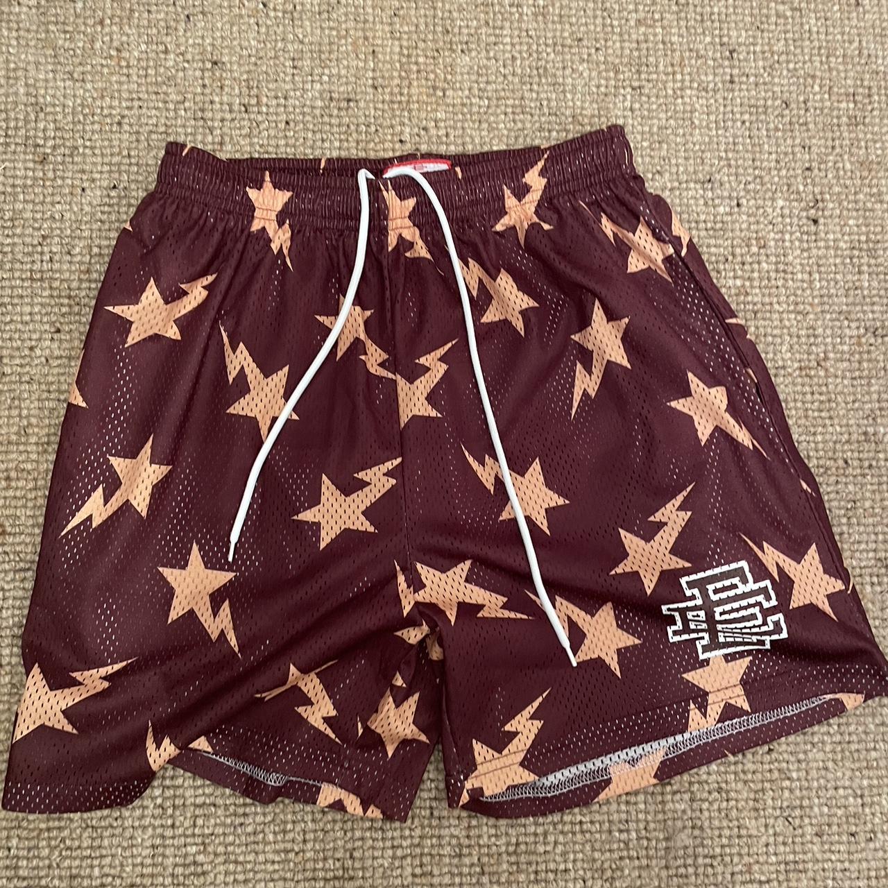 Bape x Eric Emanuel shorts Medium - Depop