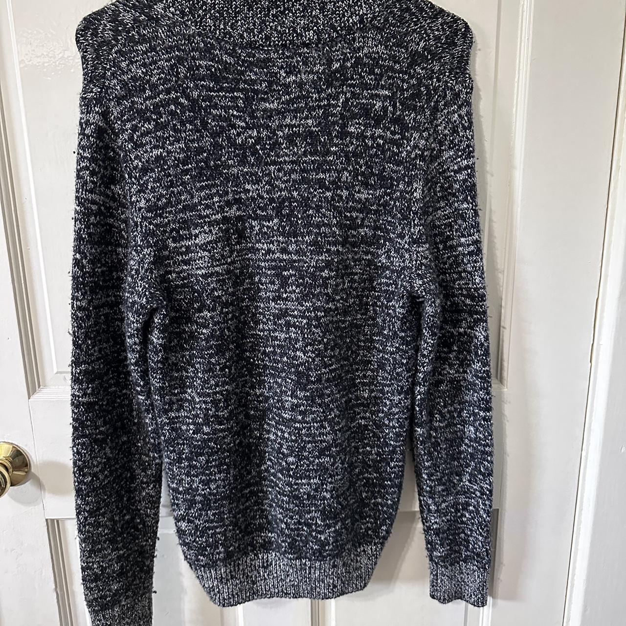 Express Mens XS Cozy Mens Cable Knit Shawl Neck... - Depop