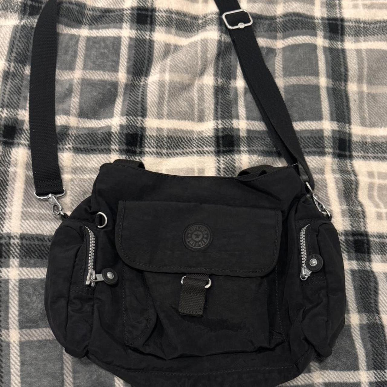 Black Kipling Crossbody Bag #kipling #bag... - Depop